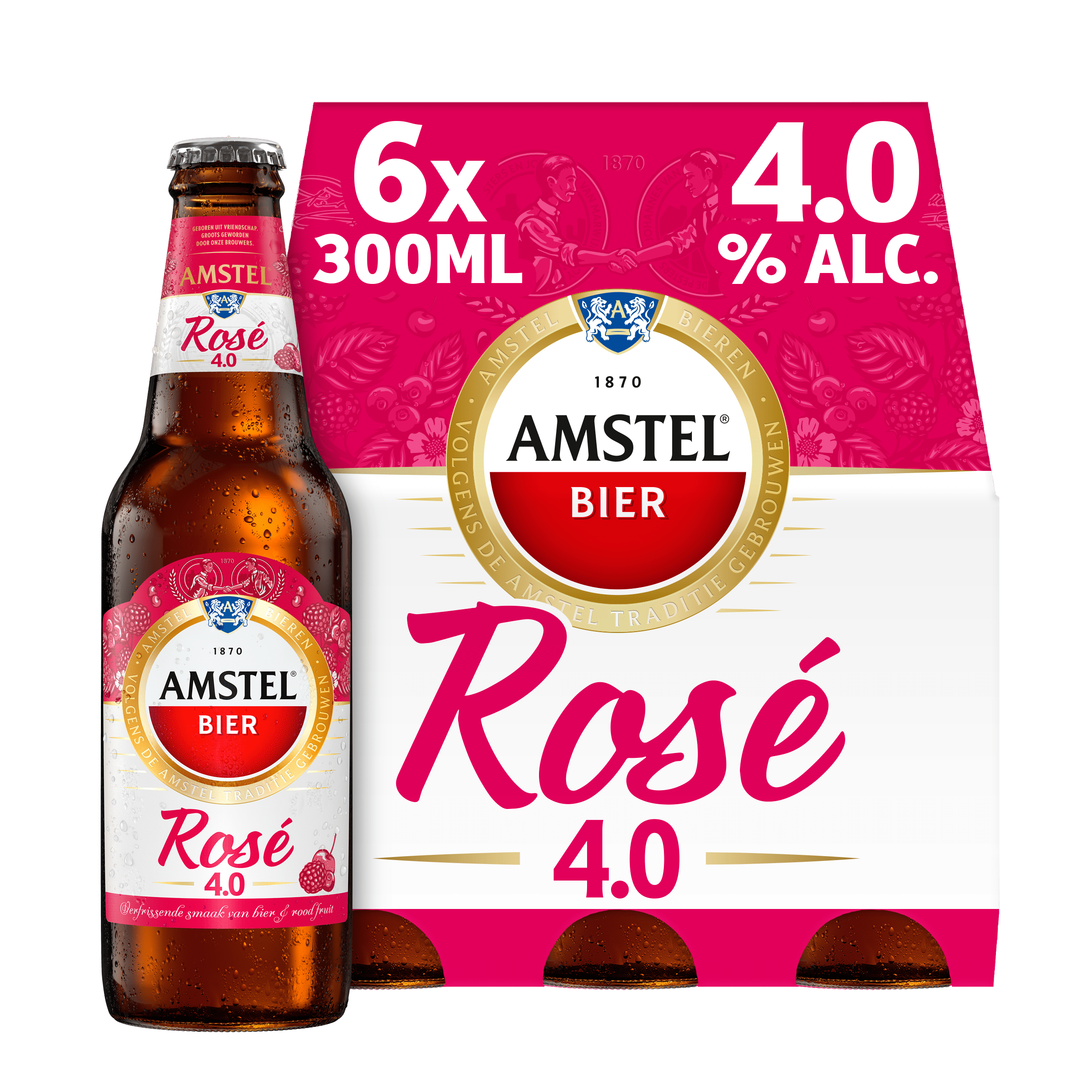 Amstel Rosé bier fles Per Set 1800 ml
