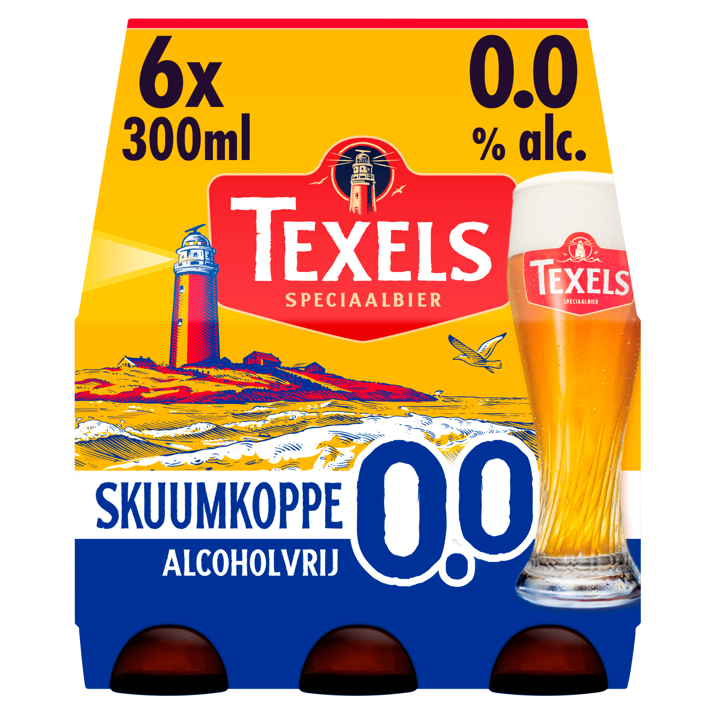 Texels Skuumkoppe 0.0 bier fles Per Set 1800 ml