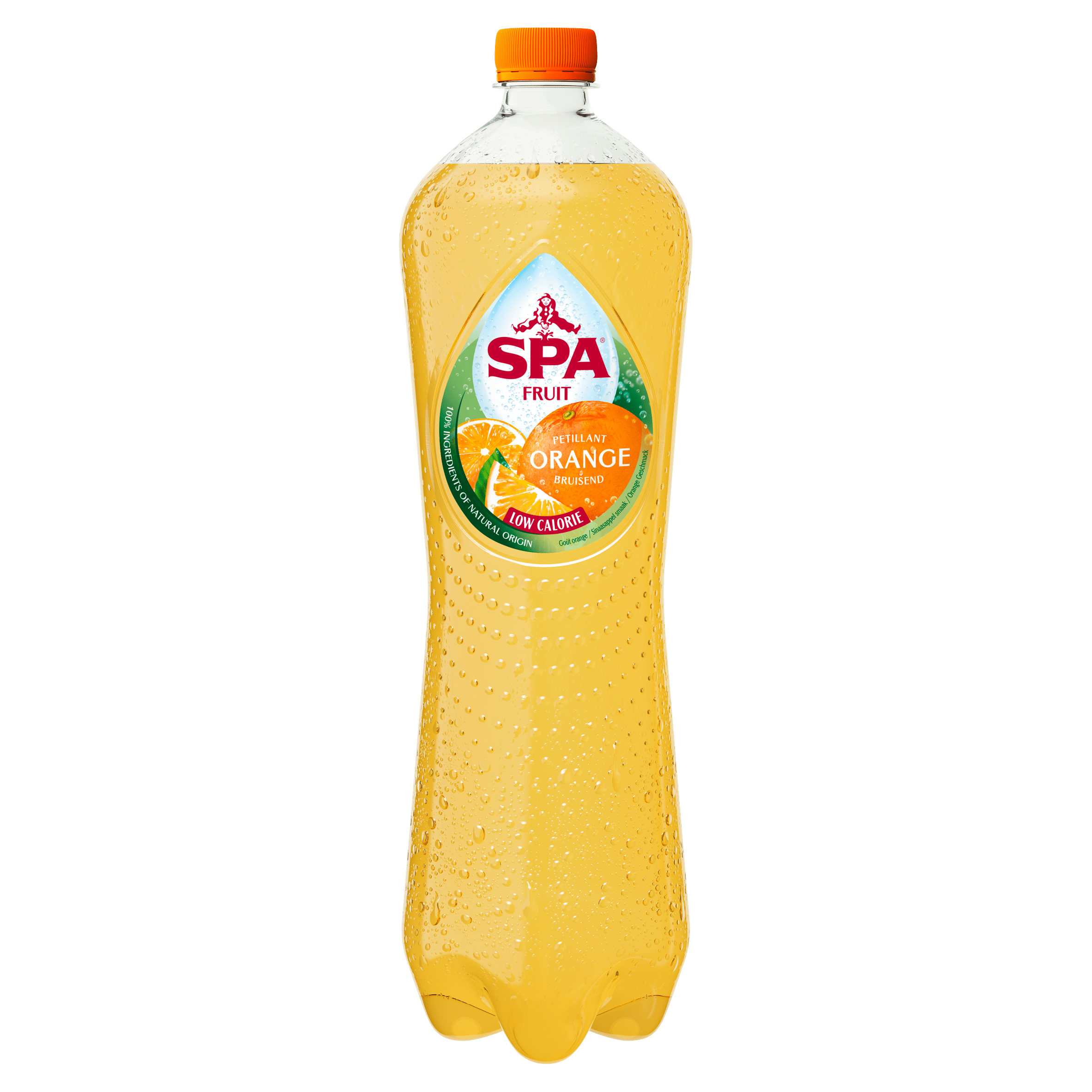 Spa Fruit sparkling orange Per Fles 1250 ml