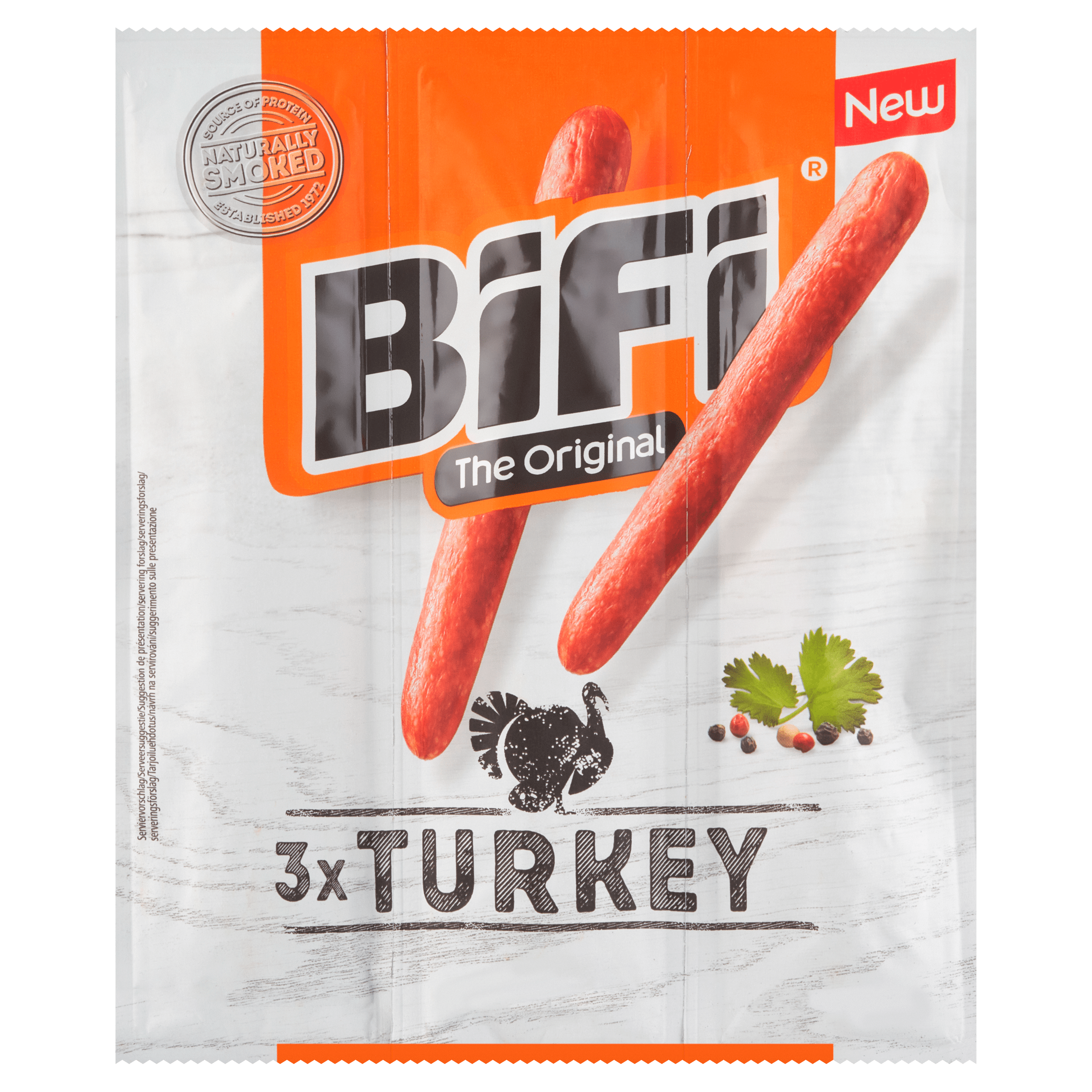 BiFi Turkey 3x20 gram Per Wikkel 3 st
