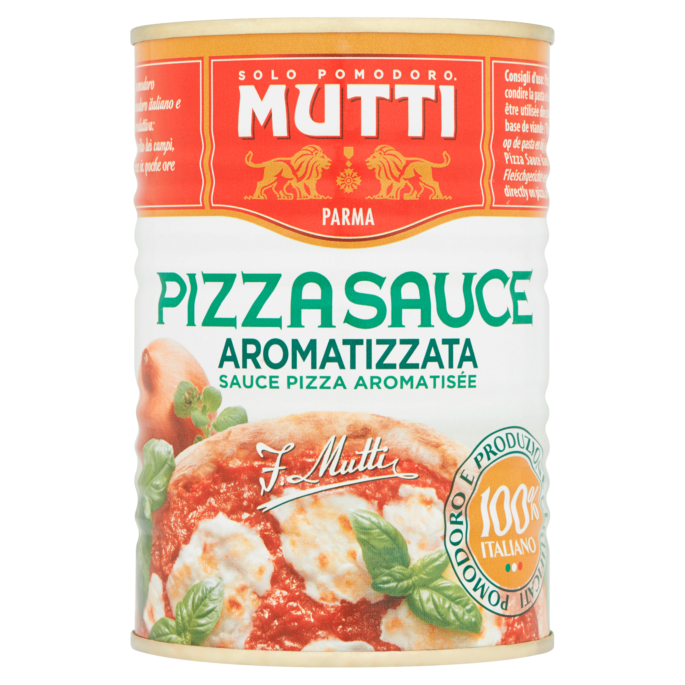 Mutti Pizzasaus Aromatizzata Per Blik 400 g