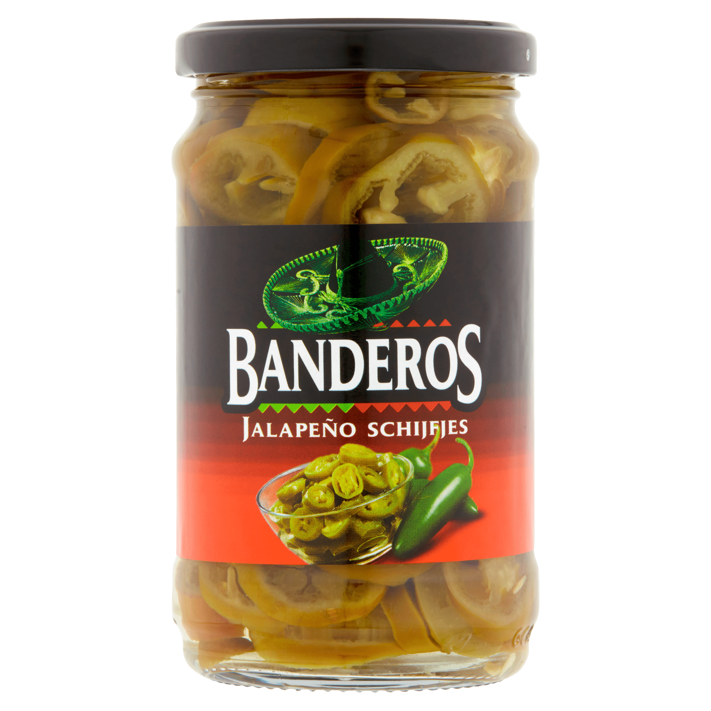 Banderos Jalapeno schijfjes Per Pot 295 g