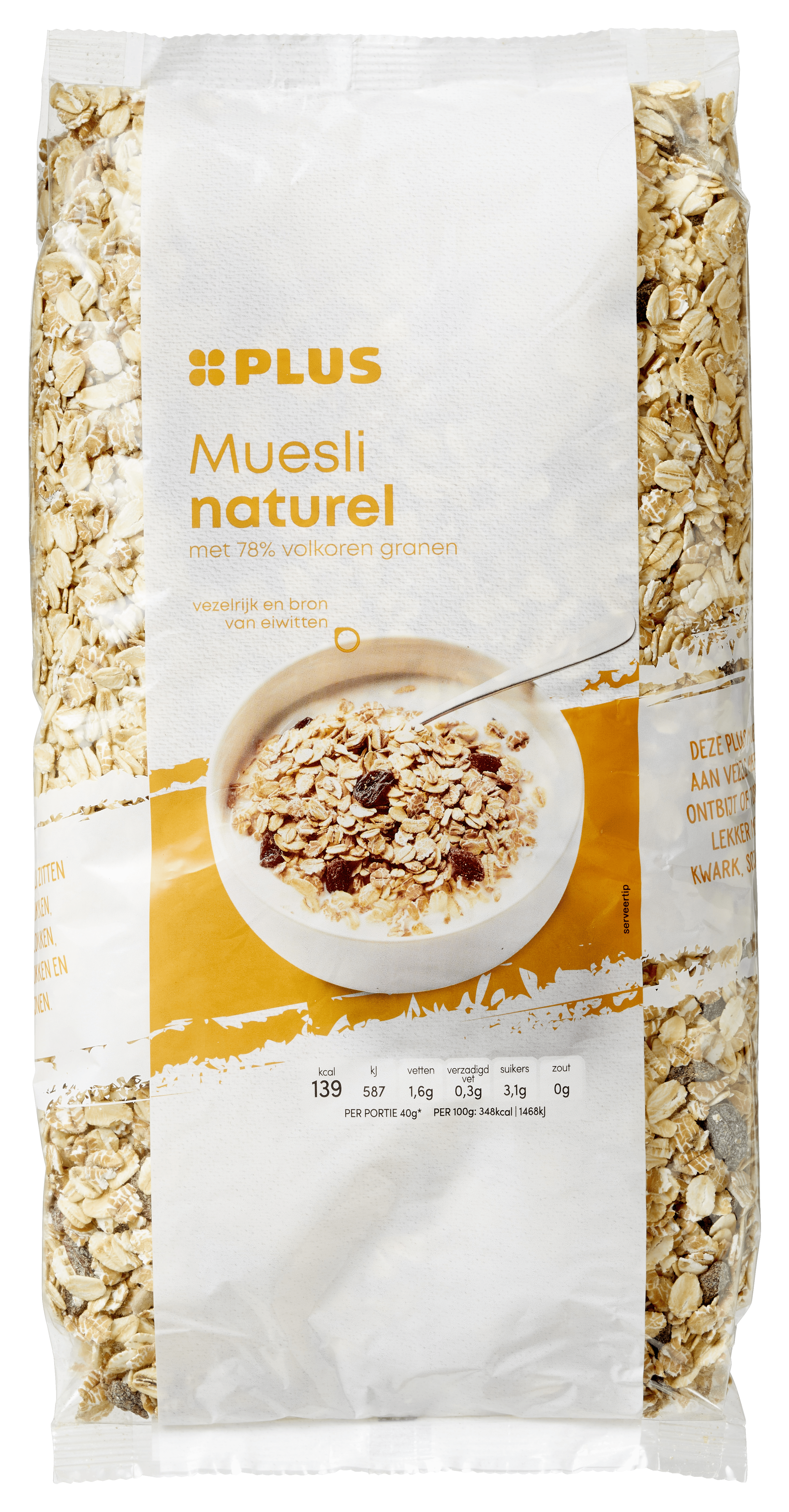 PLUS Muesli naturel Per Zak 1000 g