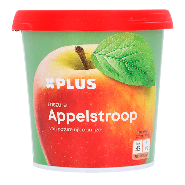 PLUS Rinse Appelstroop Per Beker 450 g