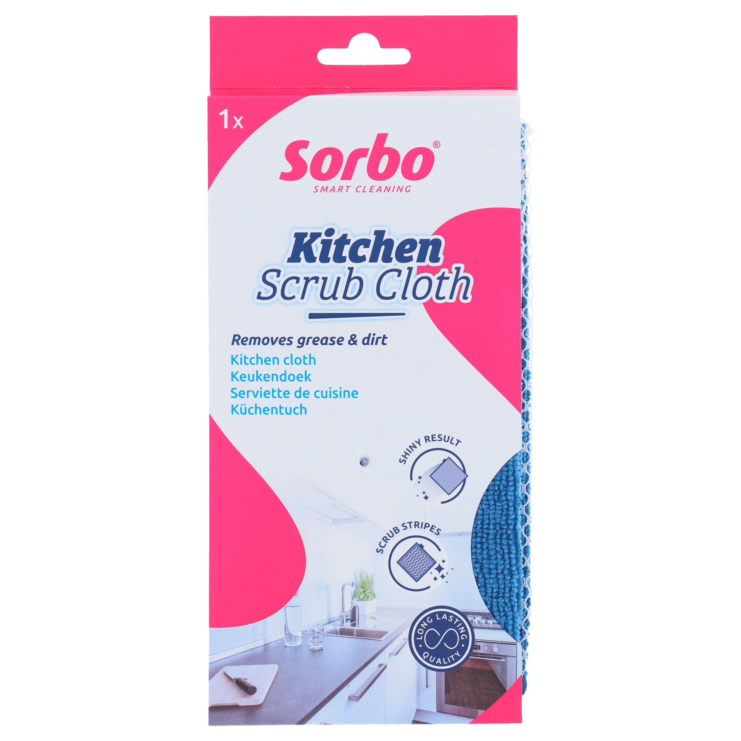 Sorbo Kitchen scrub Cloth 32x38 Per Pak 35 g