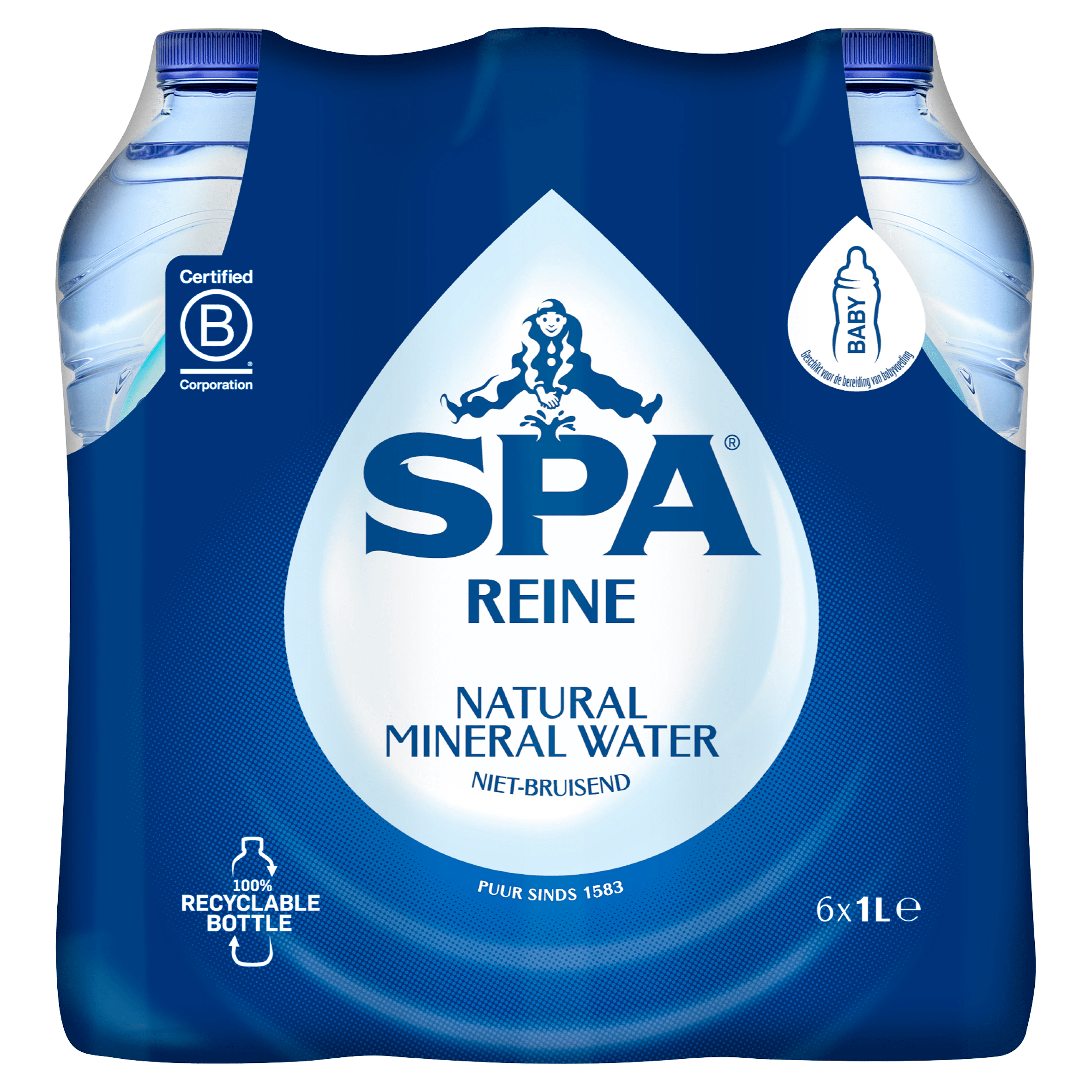 Spa Reine koolzuurvrij mineraalwater Per Set 6000 ml