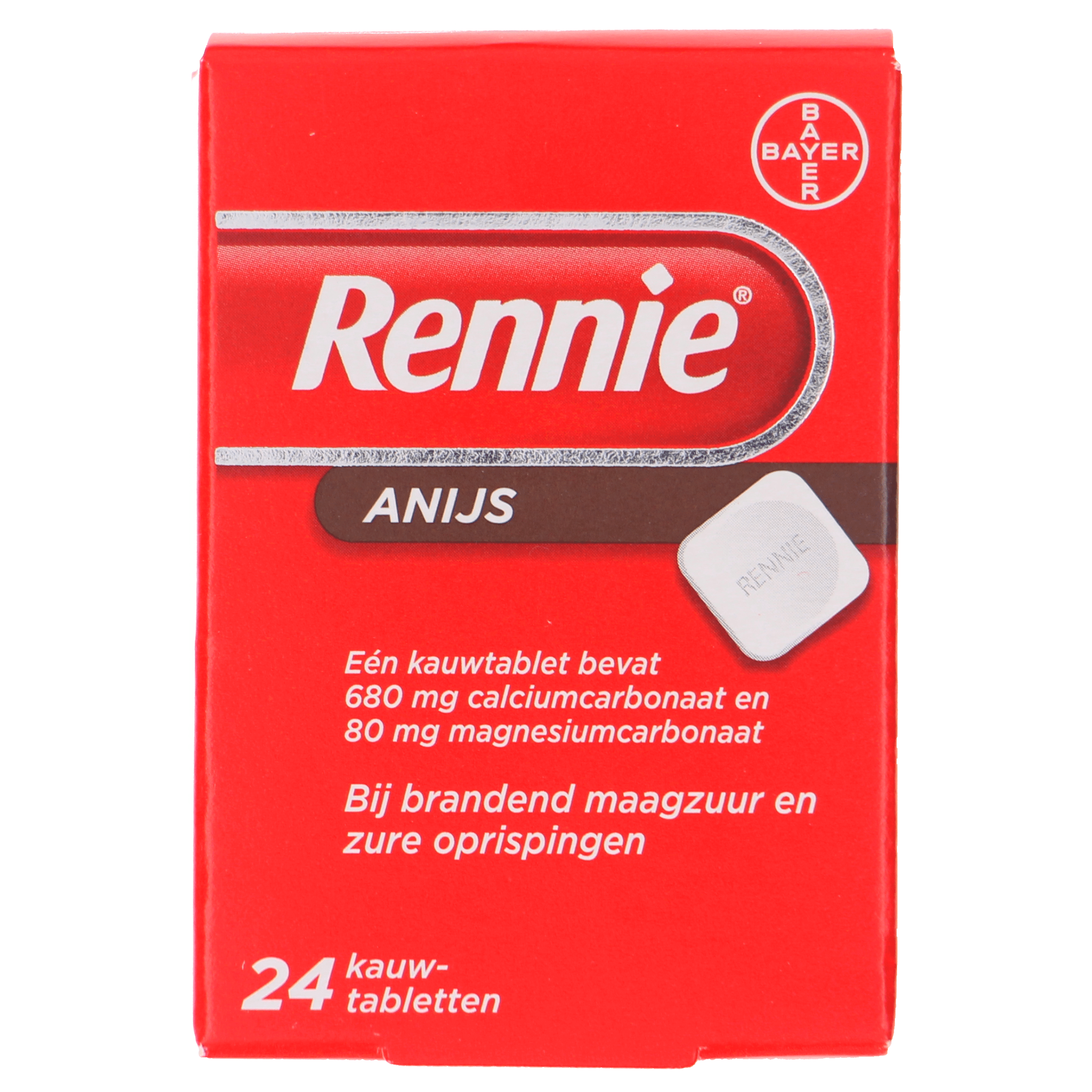 Rennie Kauwtablet anijs Per Doos 24 st