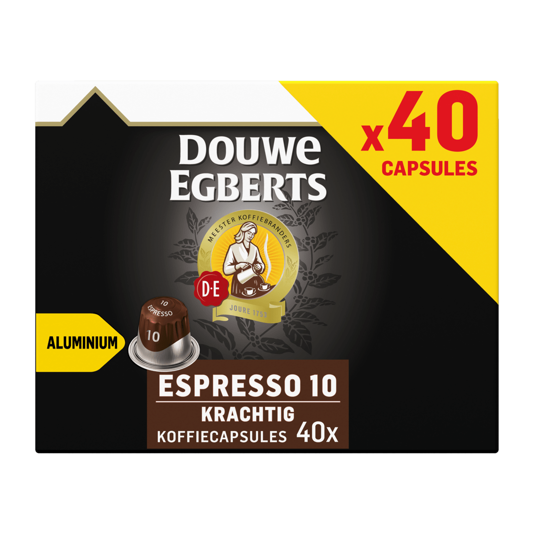 Douwe Egberts Capsules espresso 10 strong Per Doos 40 st