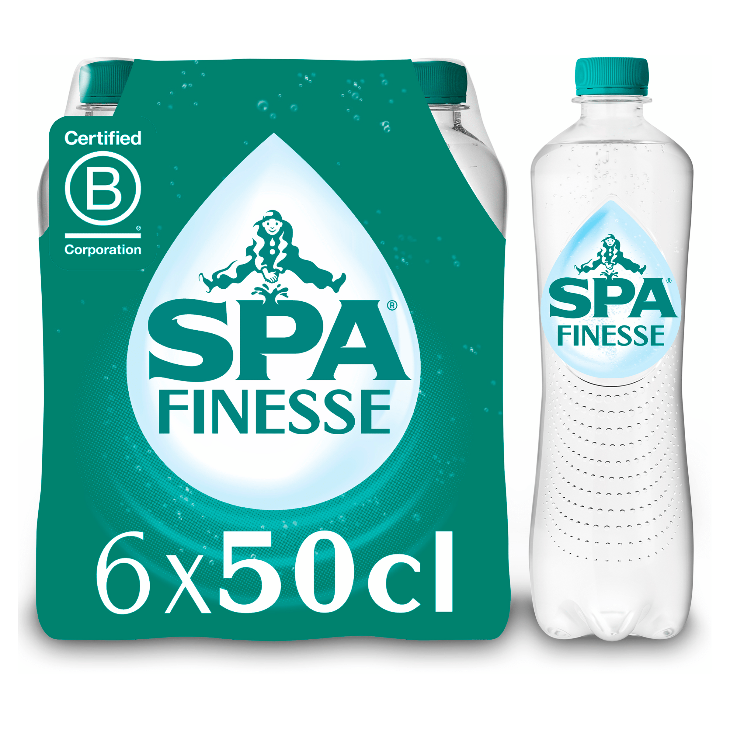 Spa Finesse licht bruisend mineraalwater Per Set 3000 ml