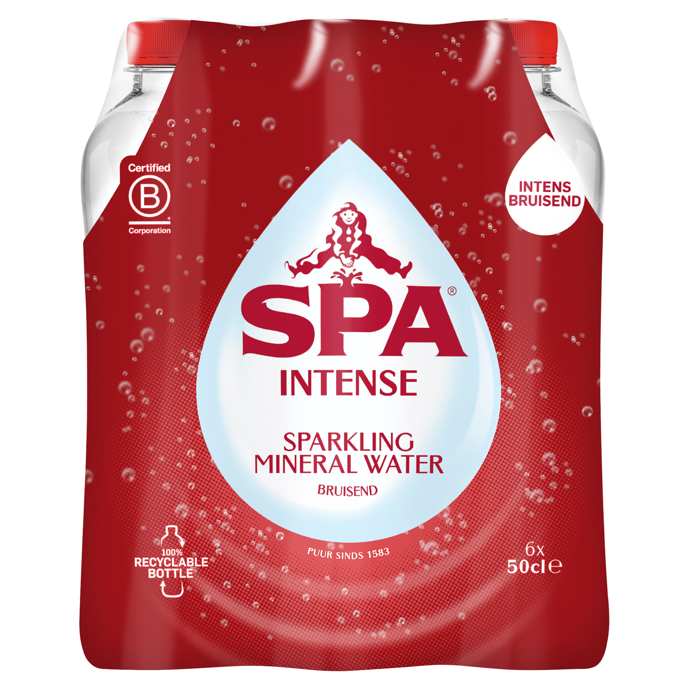 Spa Intense bruisend mineraalwater Per Set 3000 ml