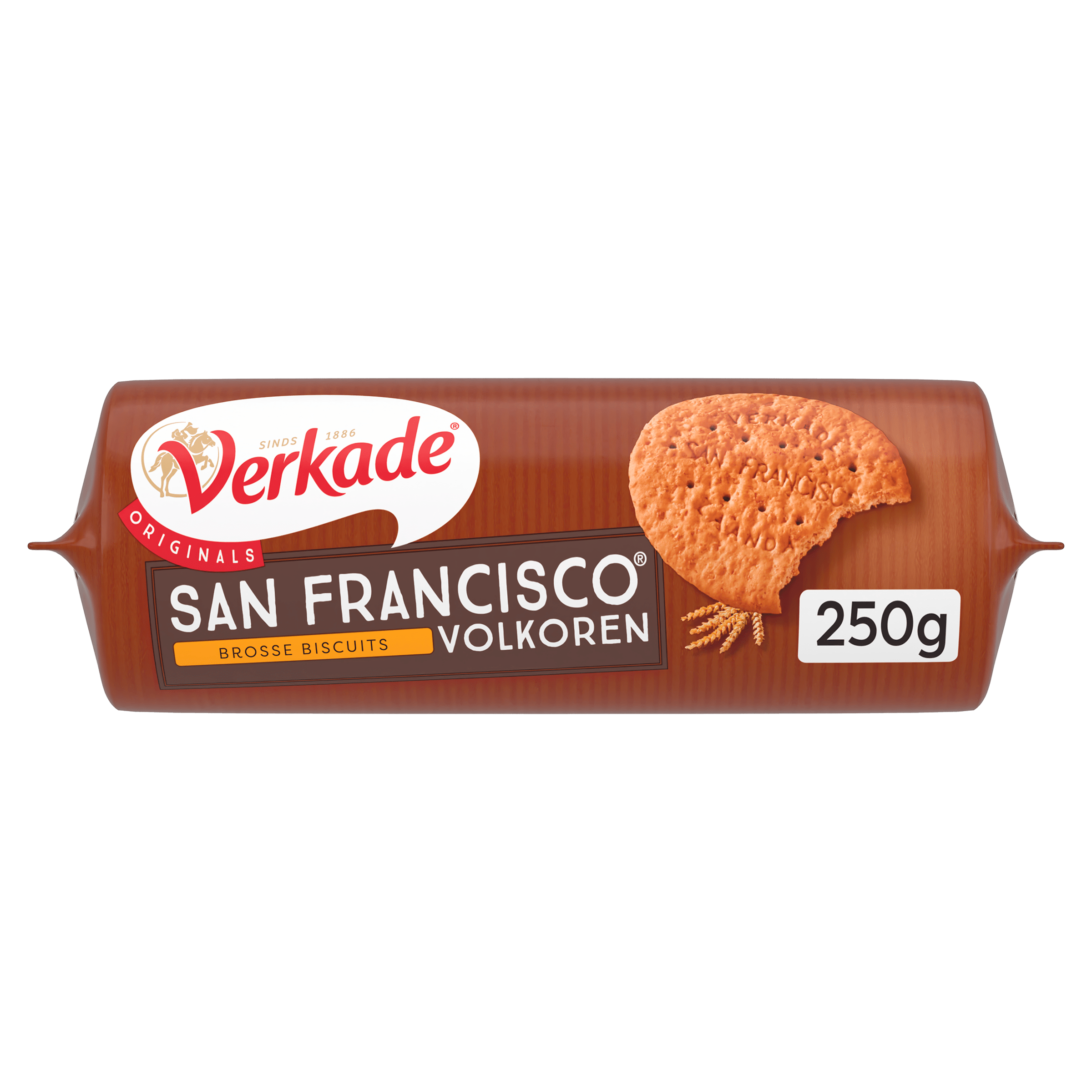 Verkade San Francisco volkoren Per Wikkel 250 g
