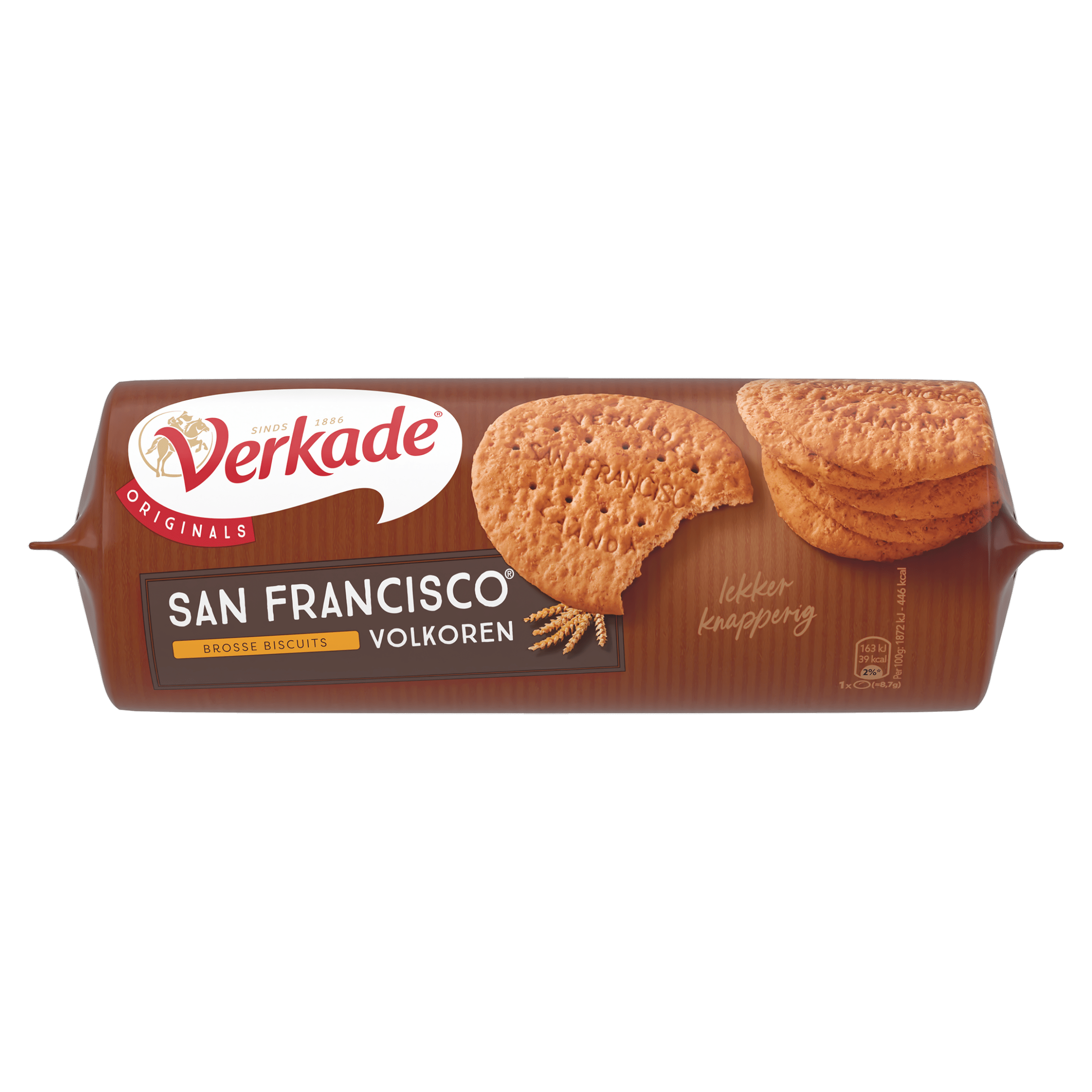Verkade San Francisco volkoren Per Wikkel 250 g