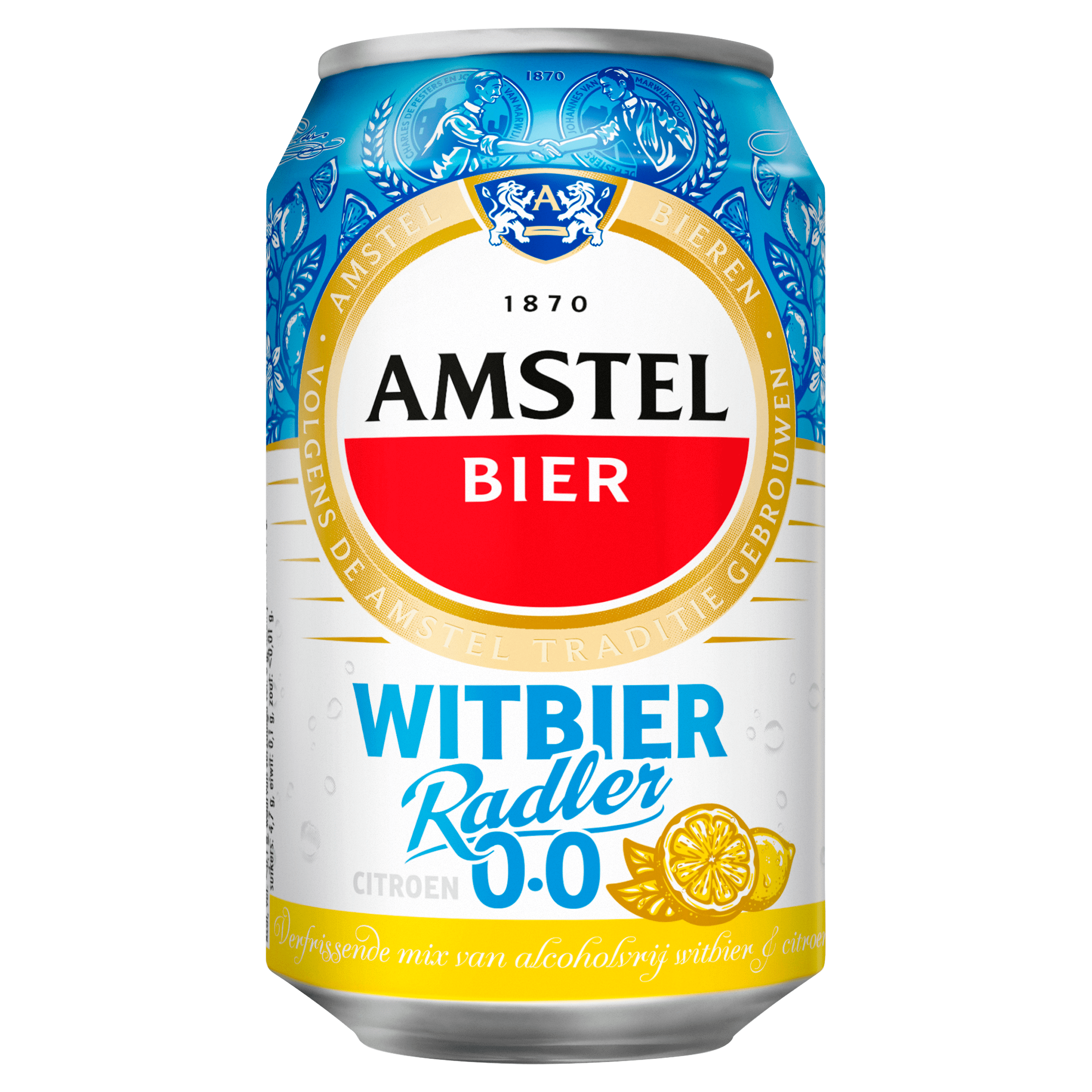 Amstel Witbier Radler 0.0 bier blik Per Blik 330 ml