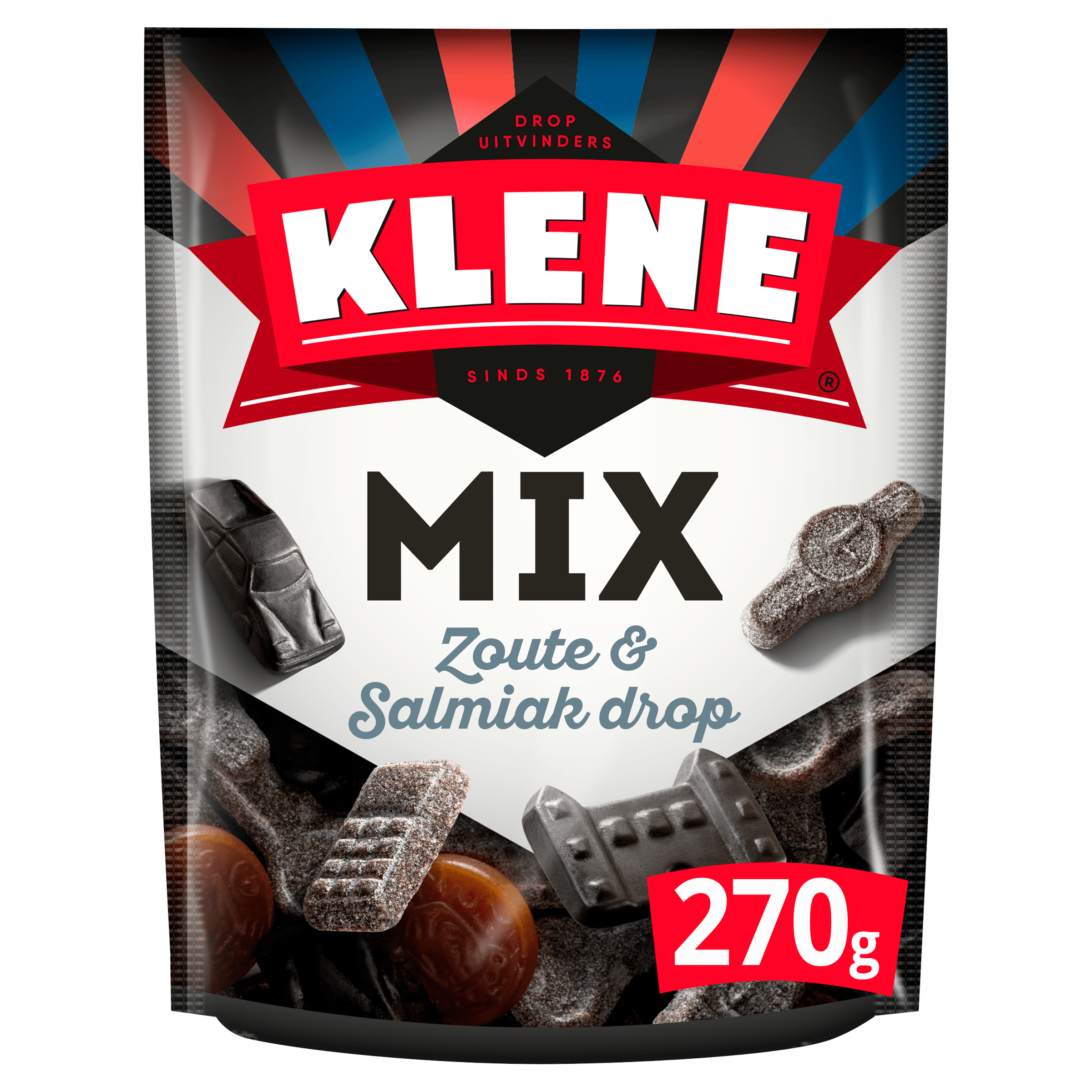 Klene Zoute & Salmiakmix Per Zak 270 g