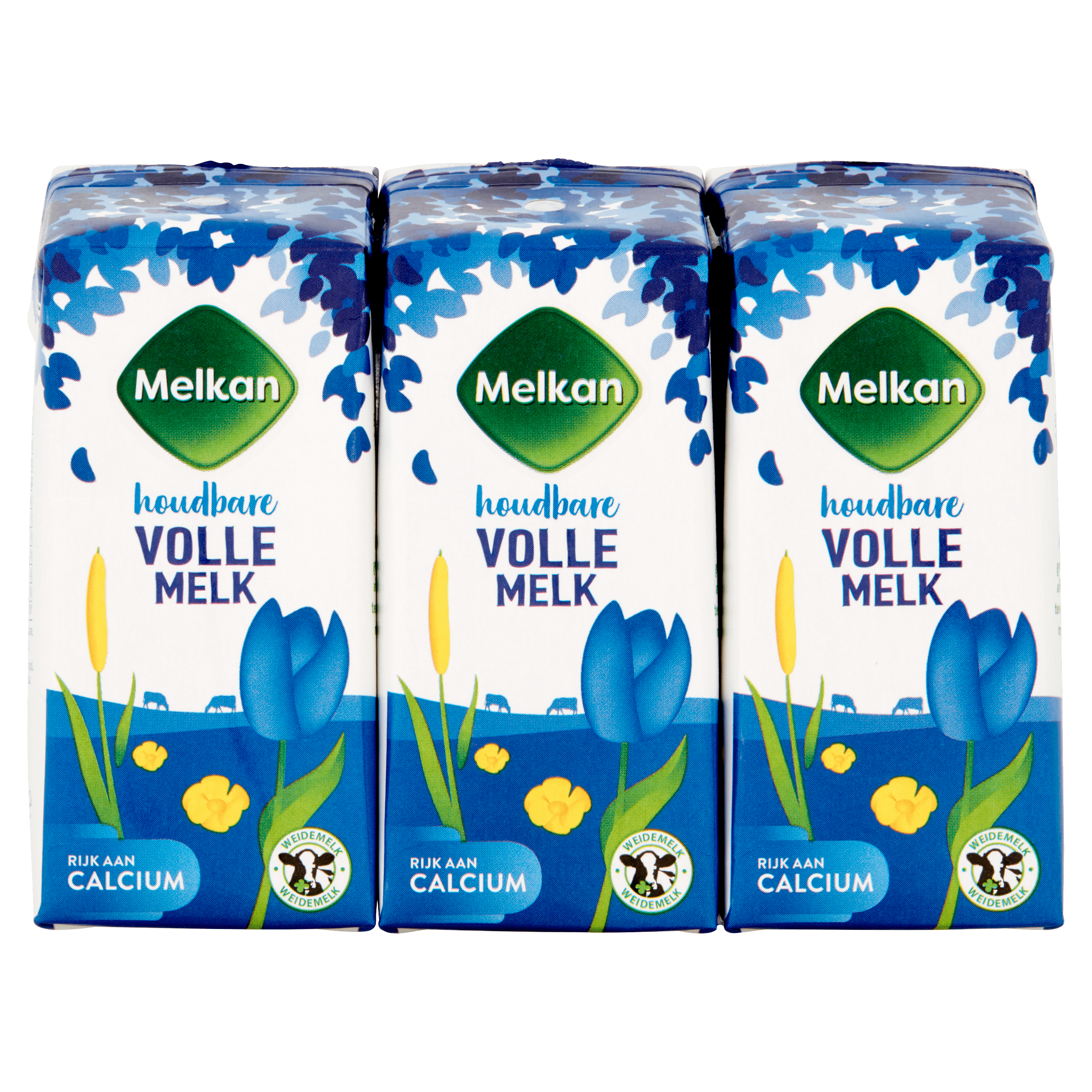 Melkan Volle melk 6x200ml Per Set 1200 ml