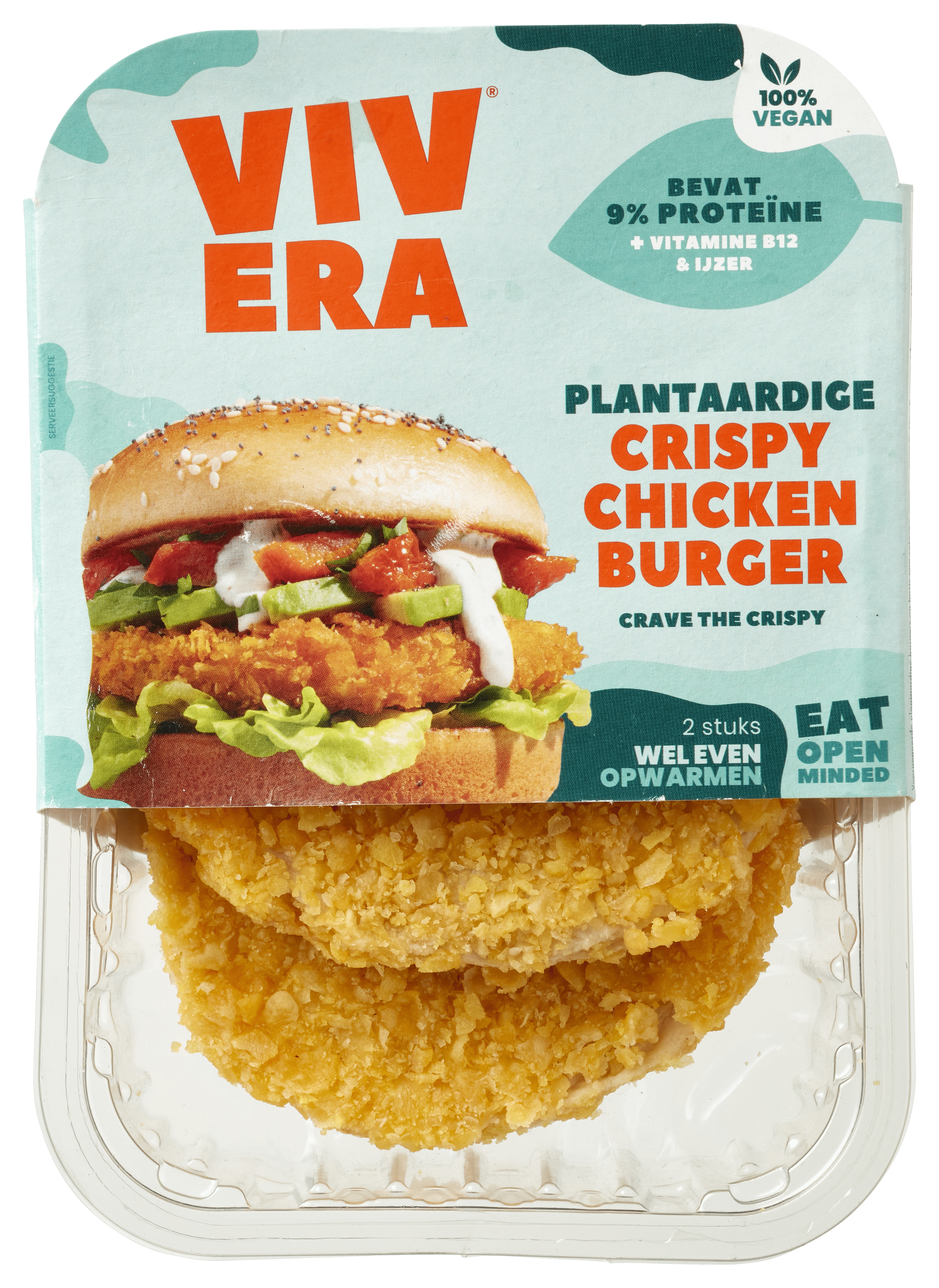 Vivera Chicken burger Per Tray 200 g