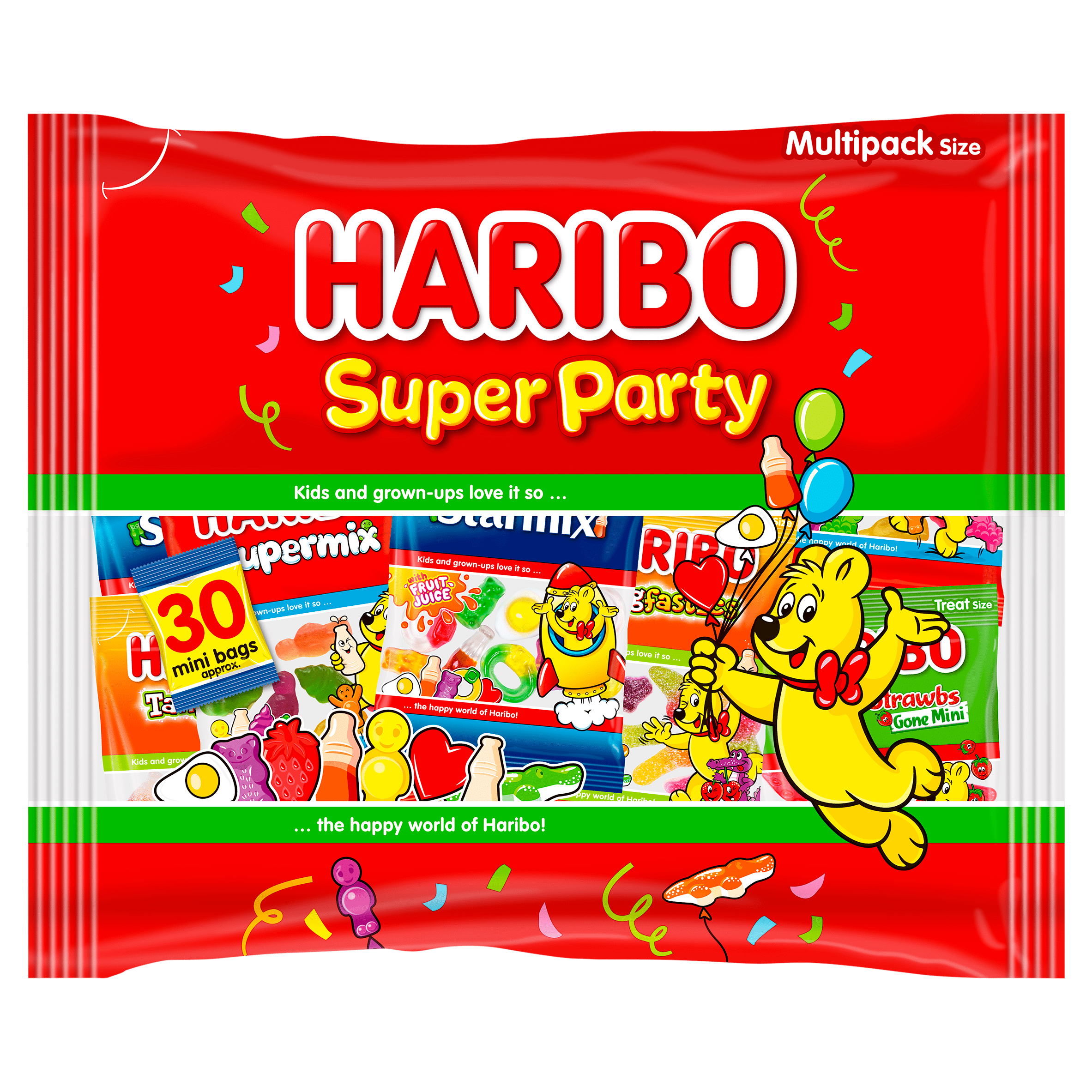 Haribo Super Party Per Zak 480 g