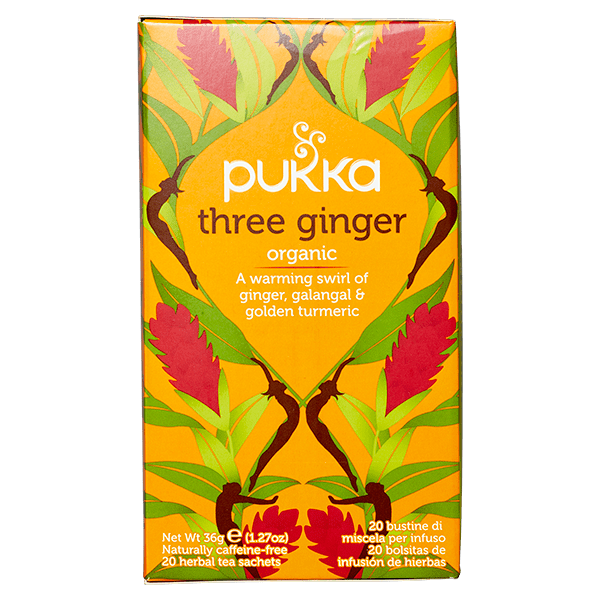 Pukka Thee three ginger Per Doos 20 st