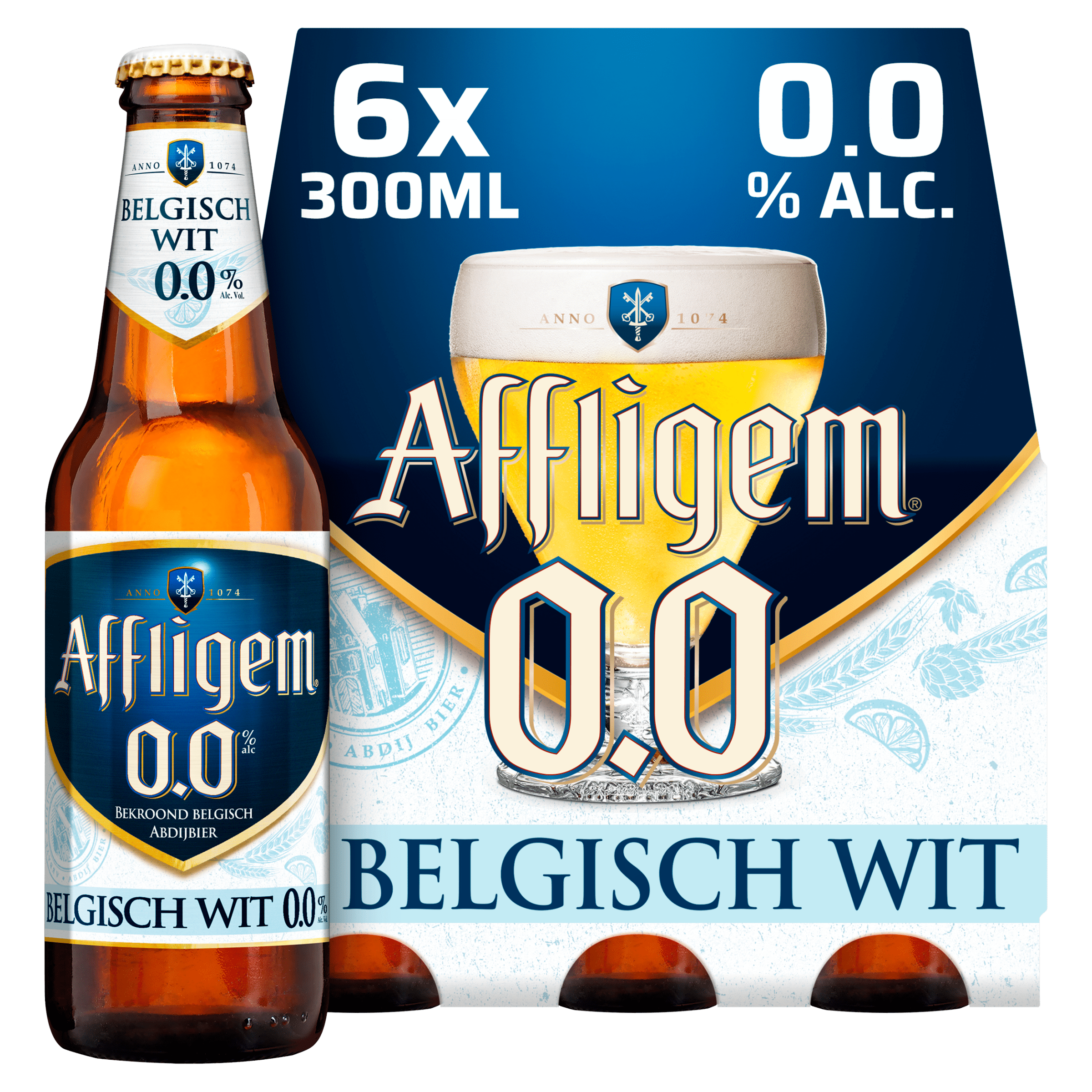 Affligem Belgisch wit 0.0 bier fles Per Set 1800 ml