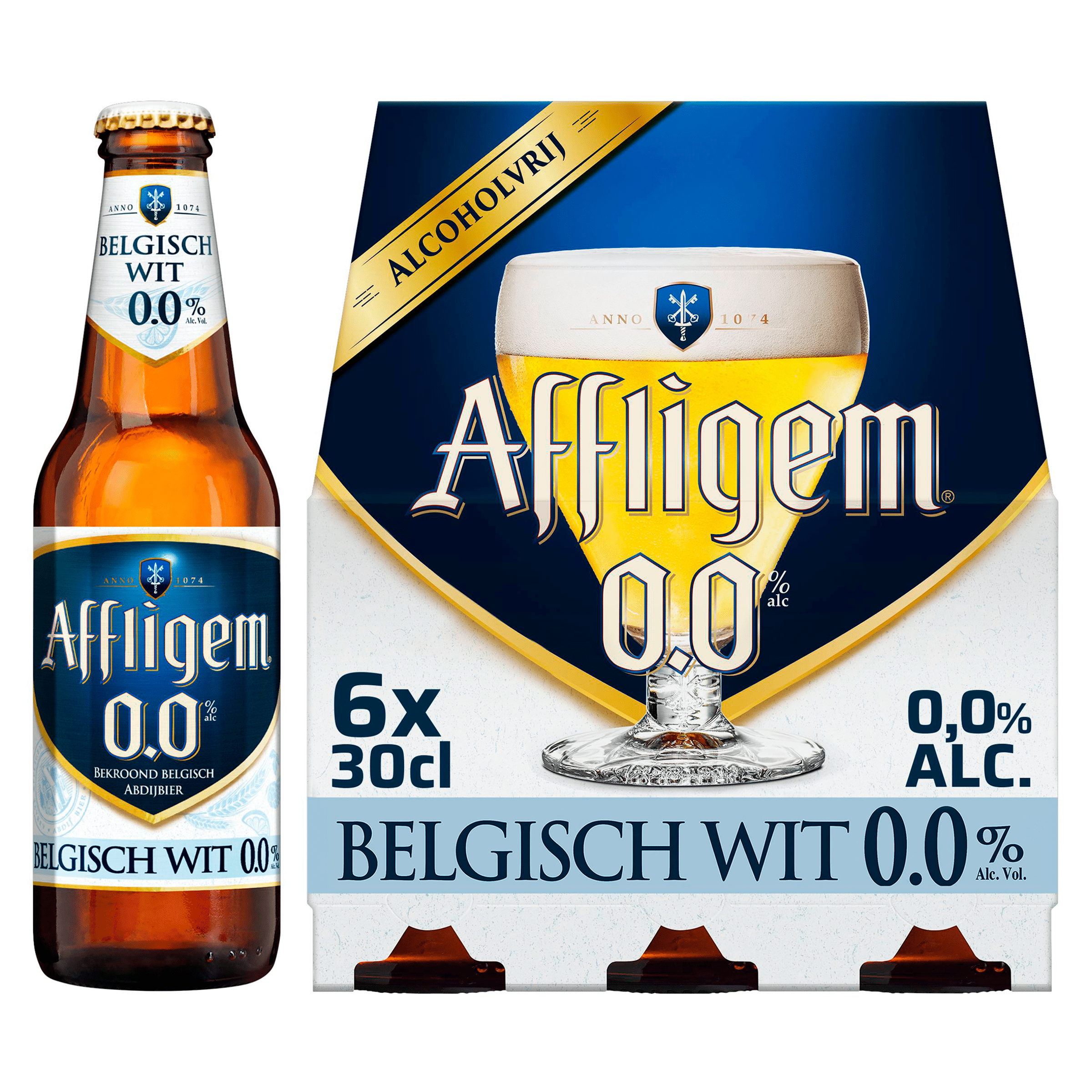 Affligem Belgisch wit 0.0 bier fles Per Set 1800 ml