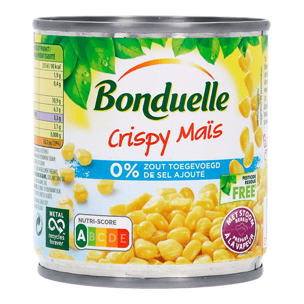 Bonduelle Crispy Maïs 0% zout Per Blik 150 g
