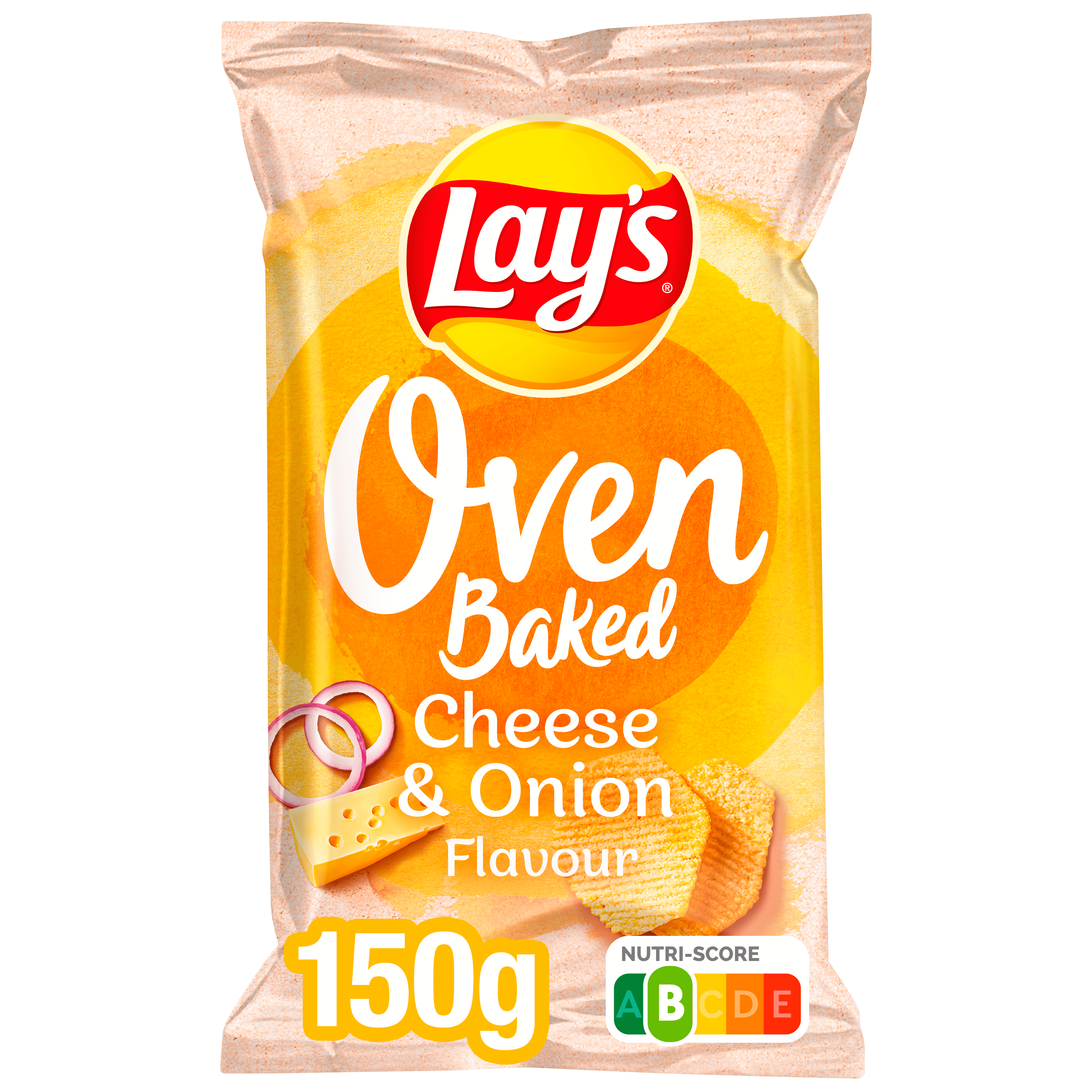 Lays Oven Cheese Onion Per Zak 150 g
