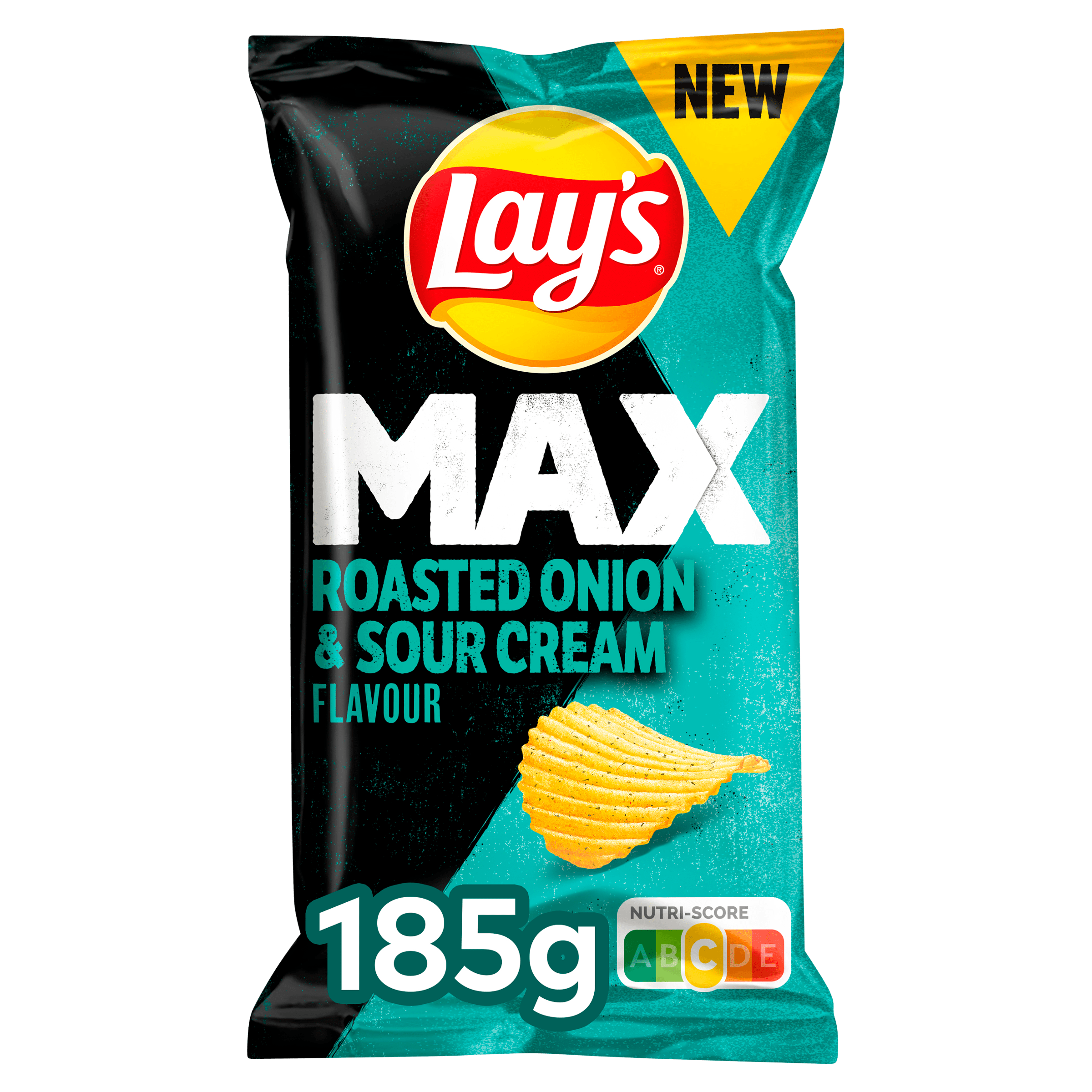 Lays Max Roasted Onion & sour cream Per Zak 185 g