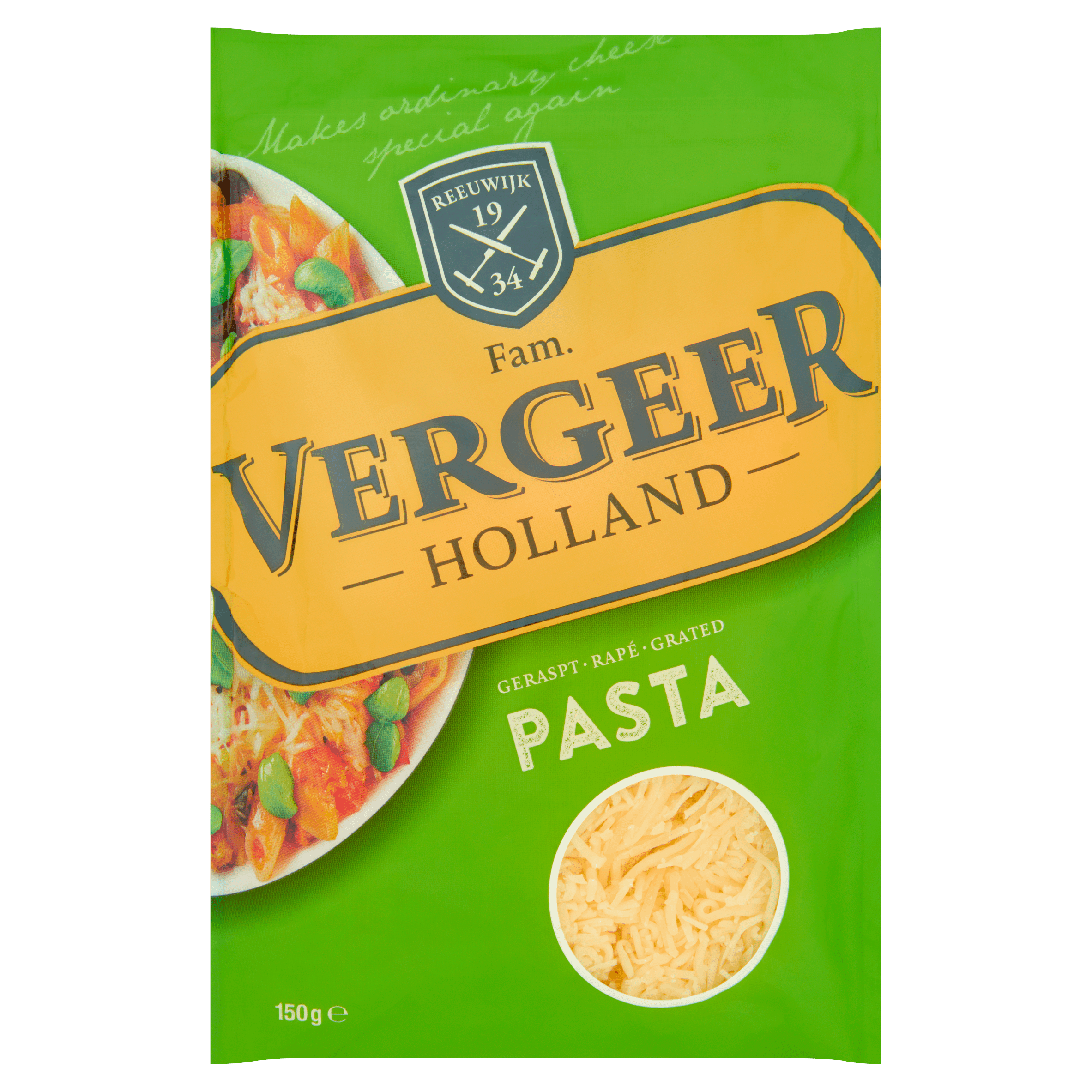 Vergeer Geraspte kaas pasta Per Zak 150 g