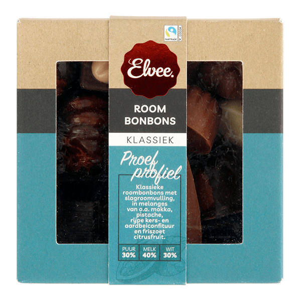Elvee Roombonbons Per Doos 225 g