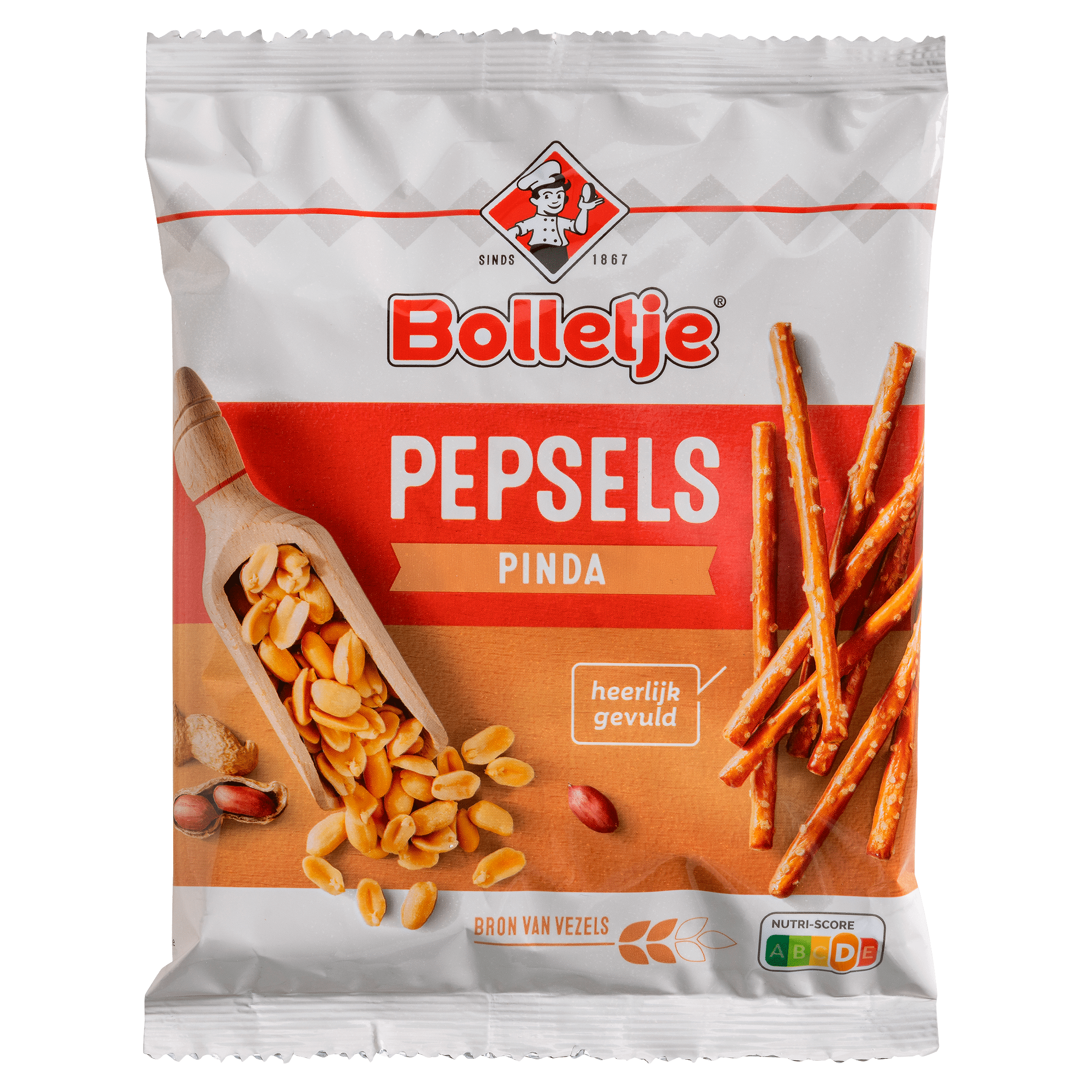 Bolletje Pinda pepsels Per Zak 115 g