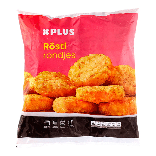PLUS Rosti rondjes Per Zak 750 g