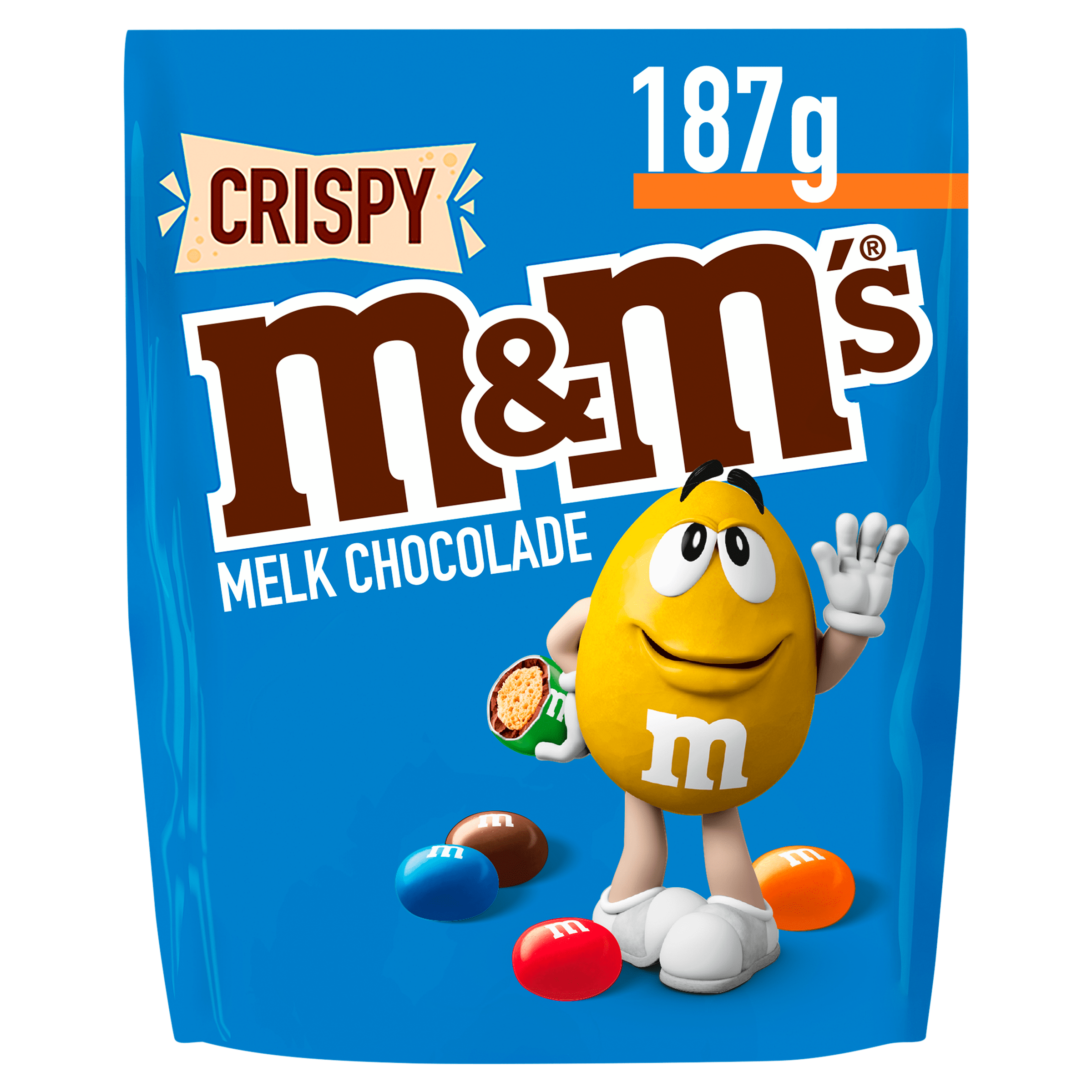 M&M'S Melk Chocolade Crispy Per Stazak 187 g