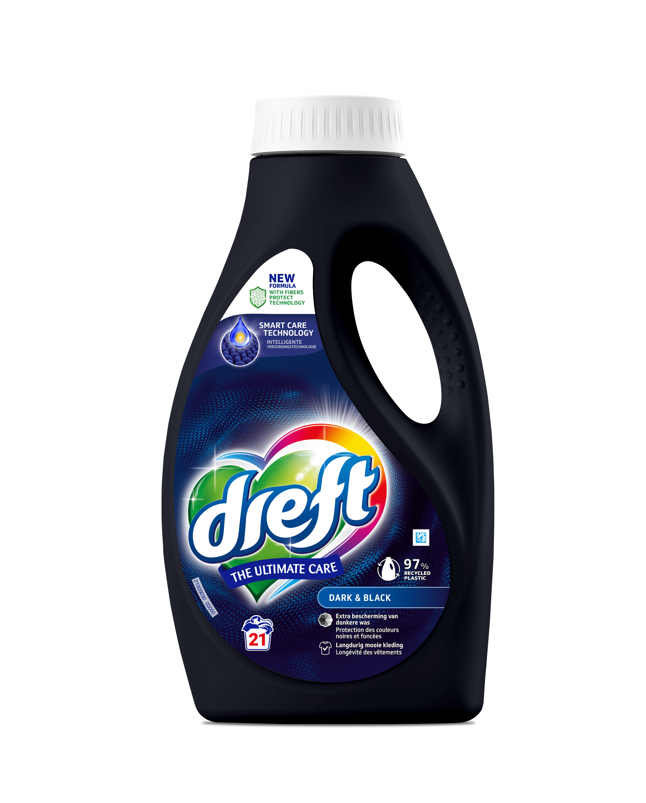 Dreft vloeibaar wasmiddel dark & black 21sc Per Fles 945 ml