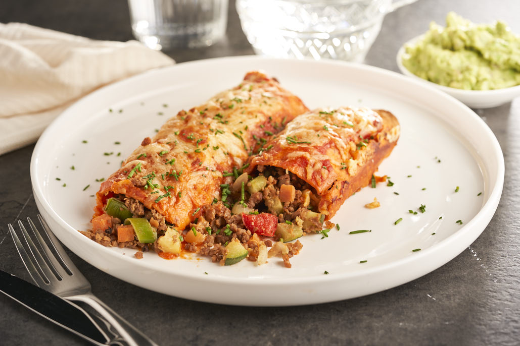 Vegetarische enchilada’s | Recepten | PLUS