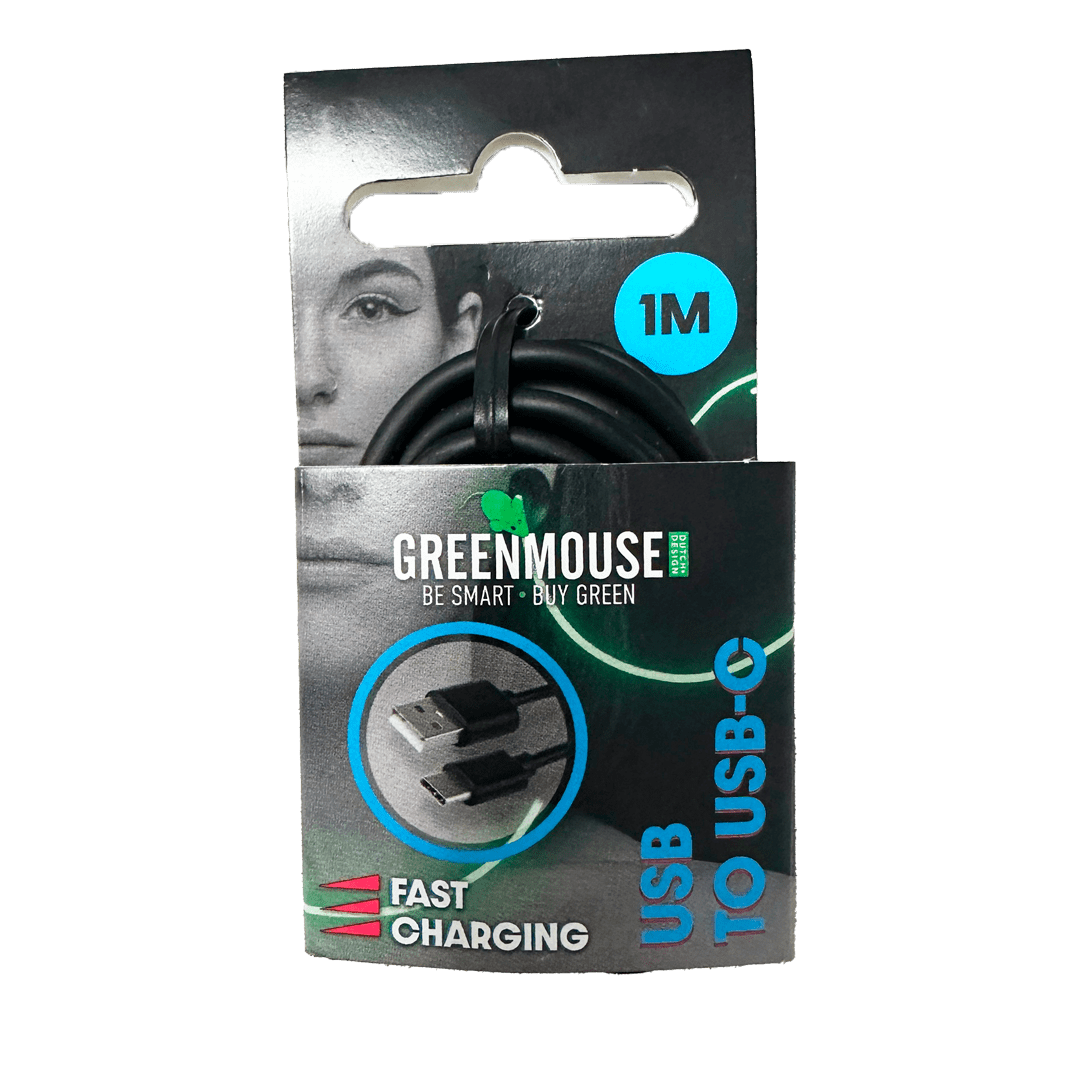 GreenMouse USB-C data cable - 1m Per Wikkel 26 g