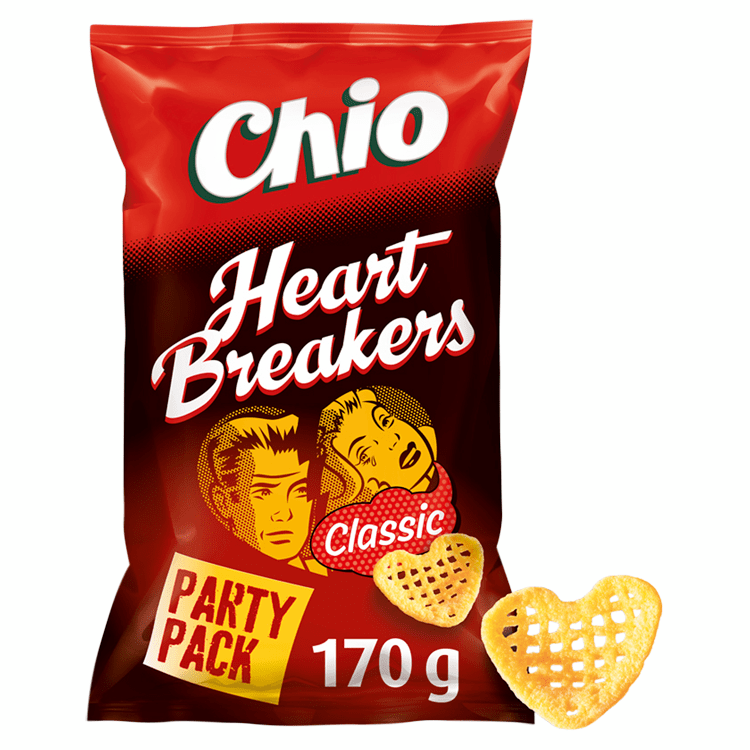Chio Heartbreakers Partypack Per Zak 170 g