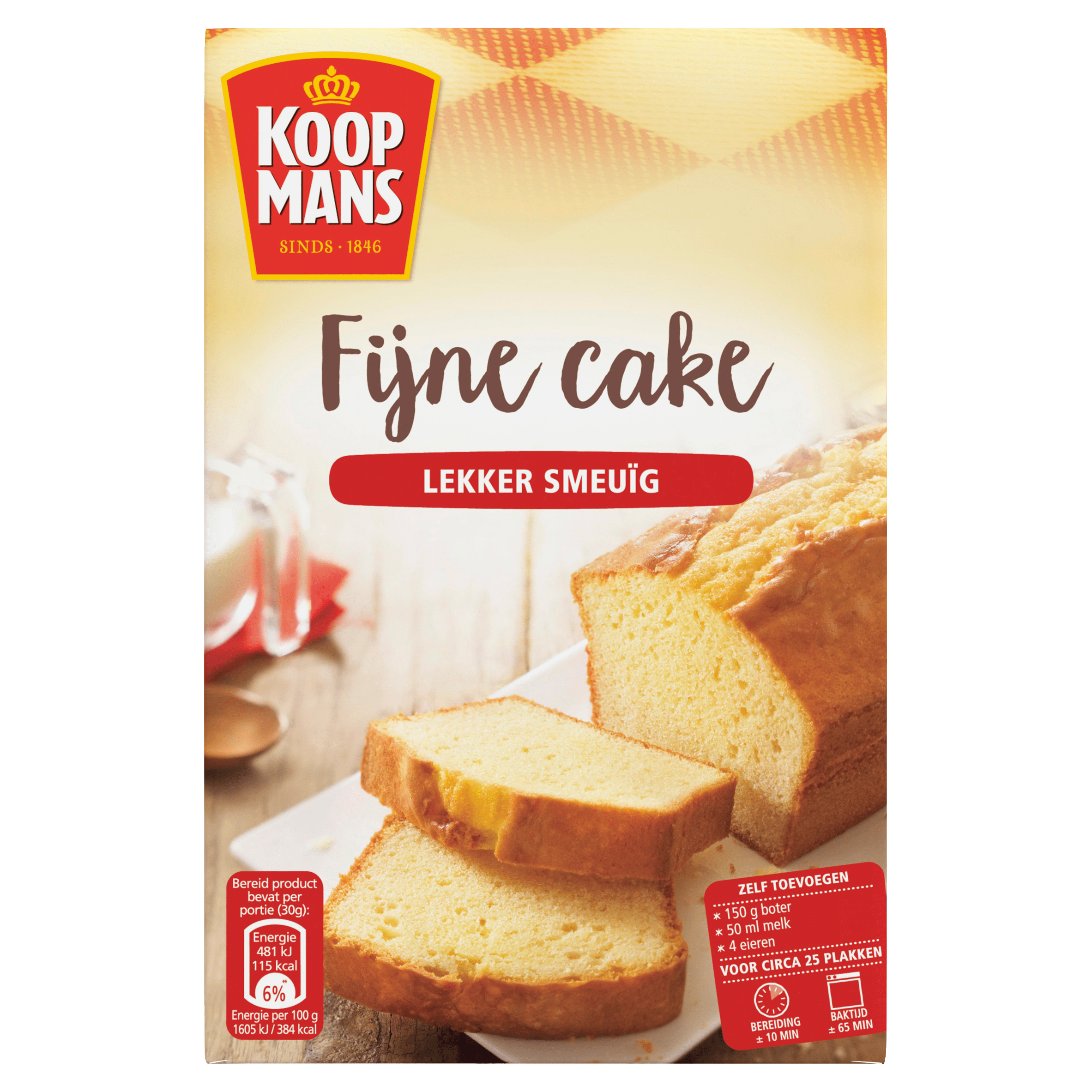 Koopmans Fijne cake bakmix Per Pak 400 g