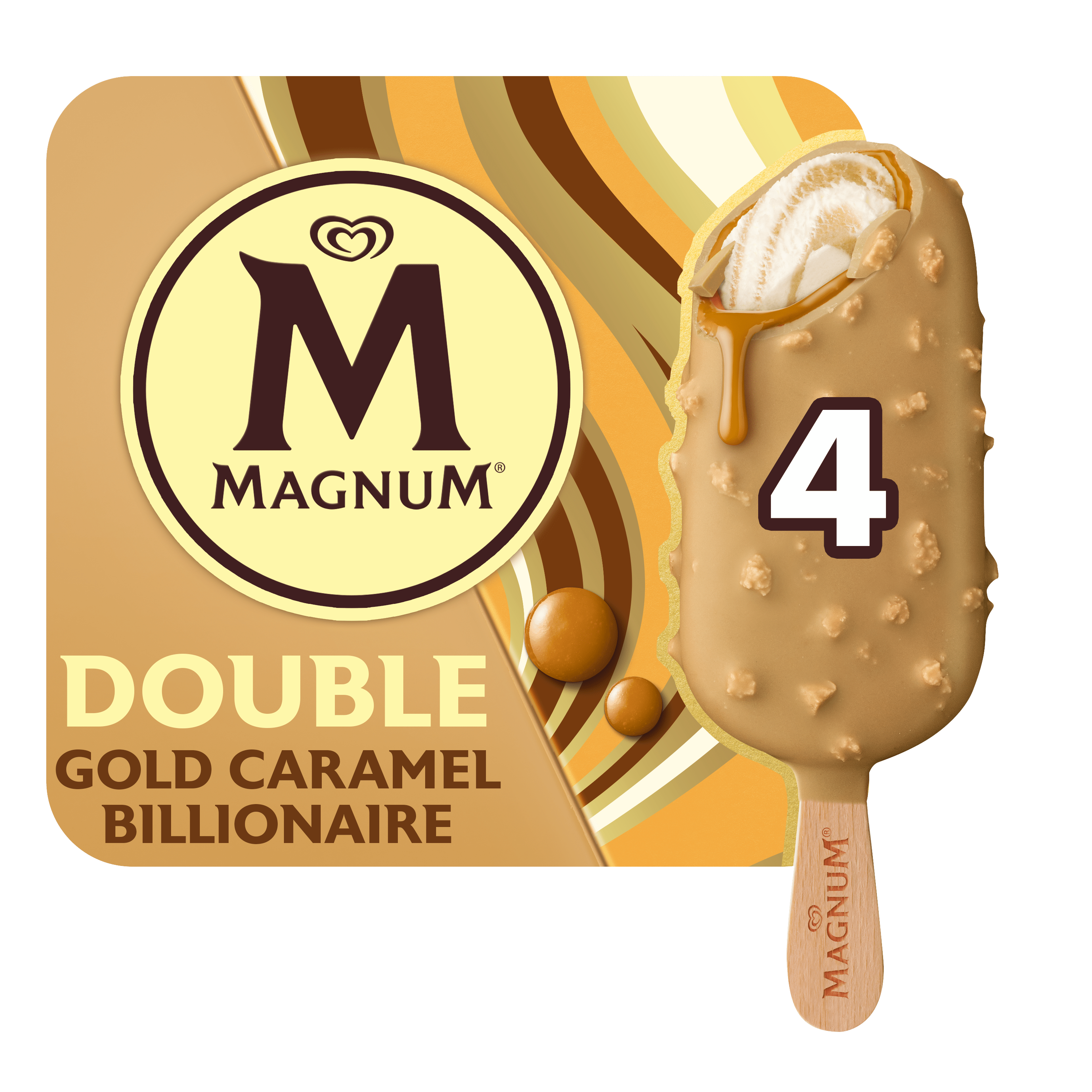 Magnum Double Gold Billionaire Per Doos 4 st