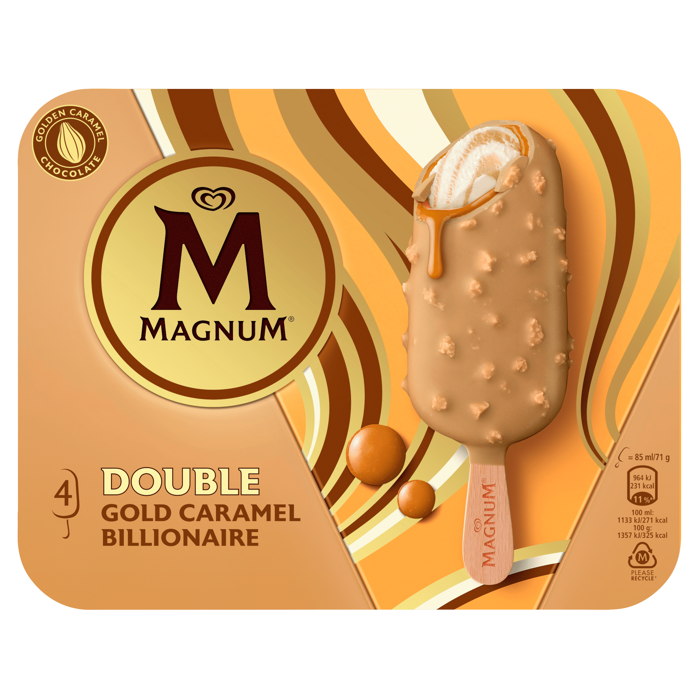 Magnum Double gold billionaire Per Doos 4 st