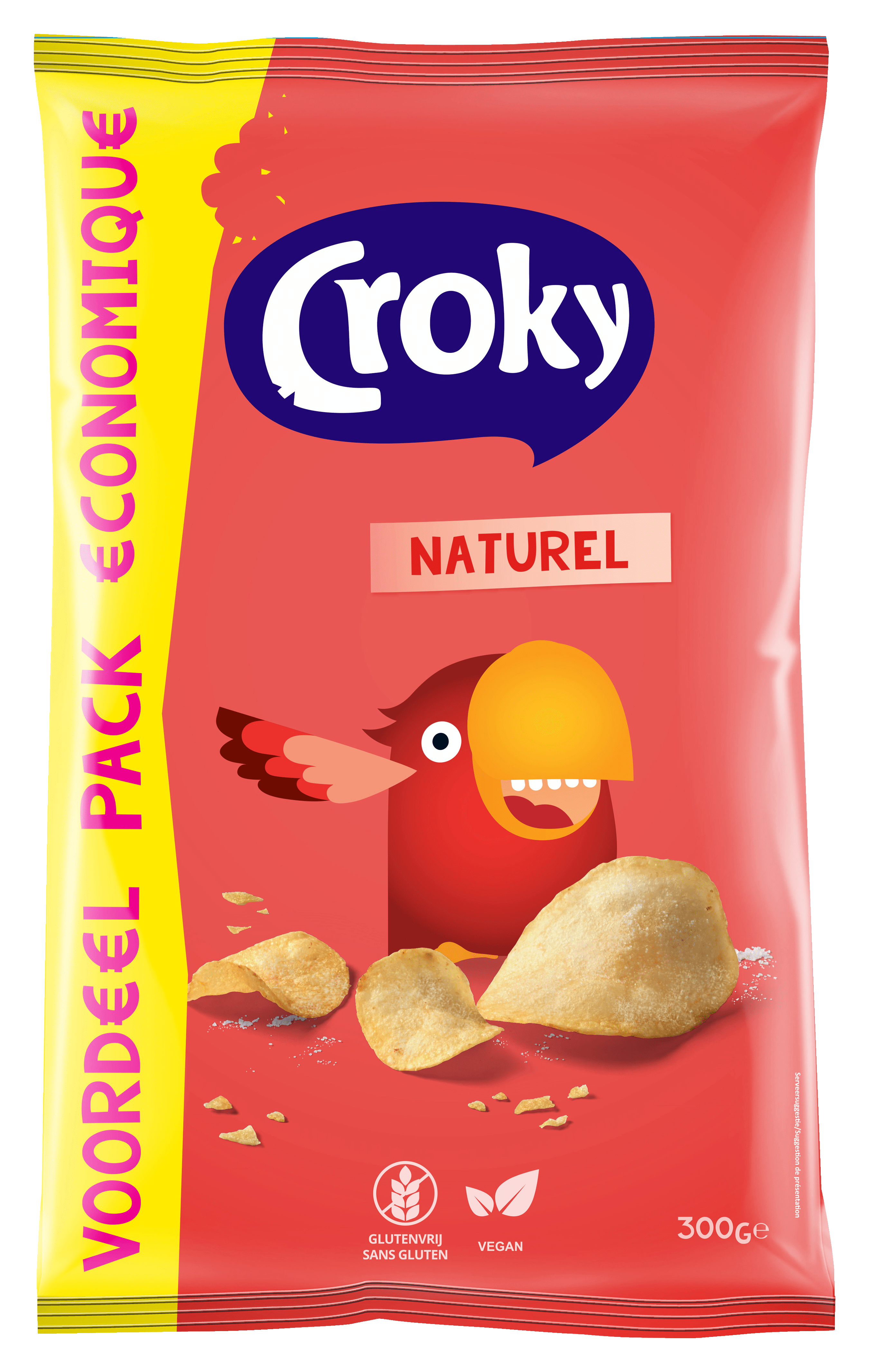 Croky Naturel Per Zak 300 g - PLUS