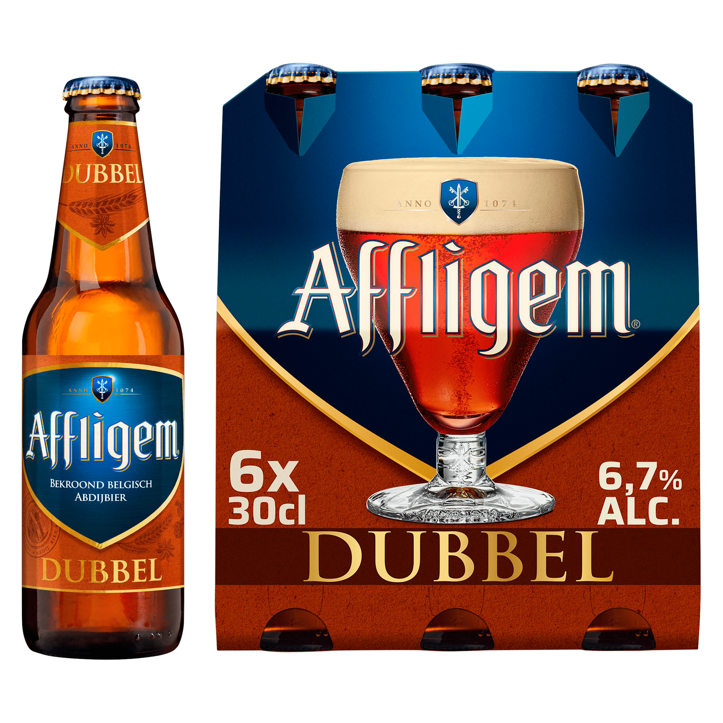 Affligem Dubbel bier fles Per Set 1800 ml