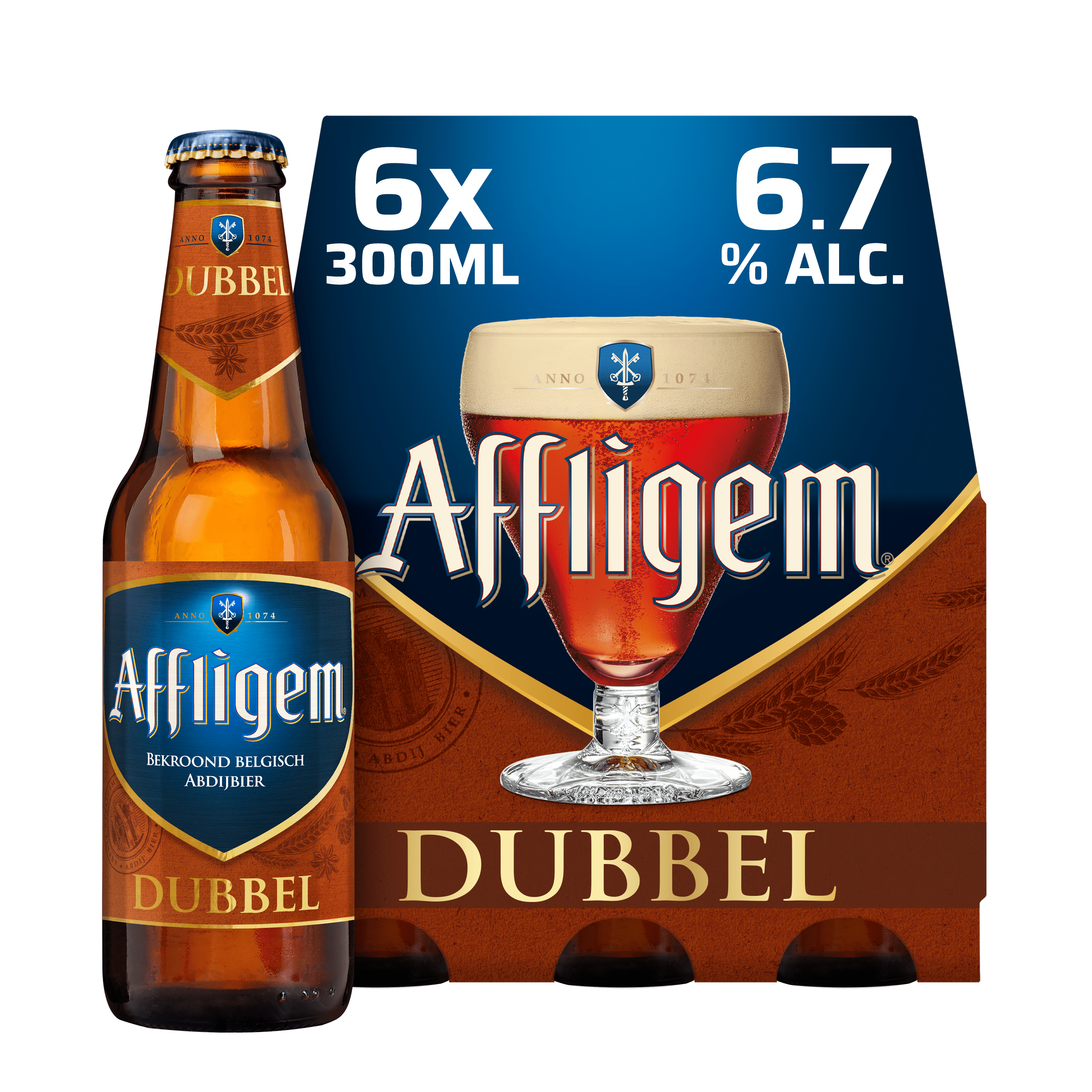 Affligem Dubbel bier fles Per Set 1800 ml
