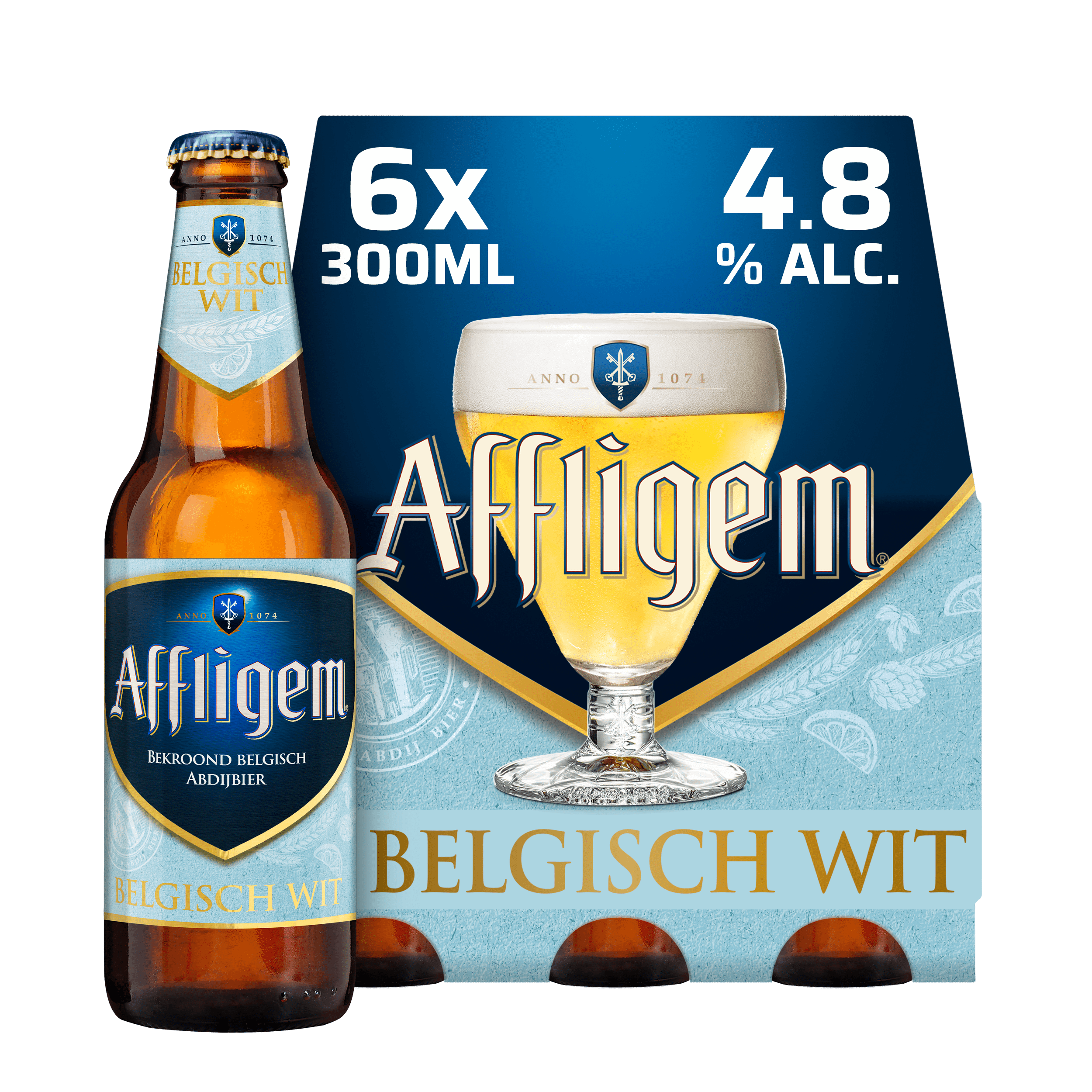 Affligem Belgisch wit bier fles Per Set 1800 ml