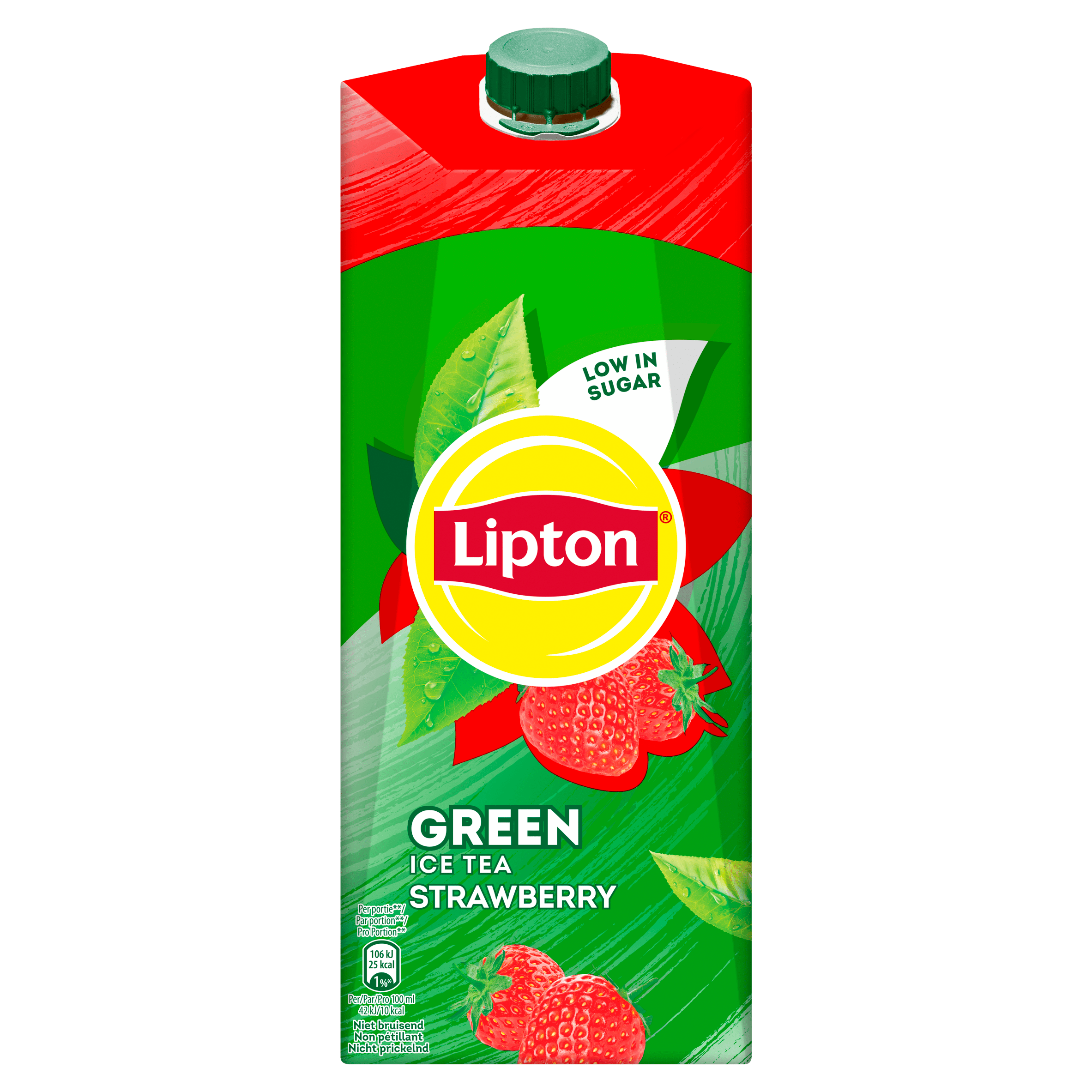 Lipton Ice tea green strawberry Per Pak 1500 ml
