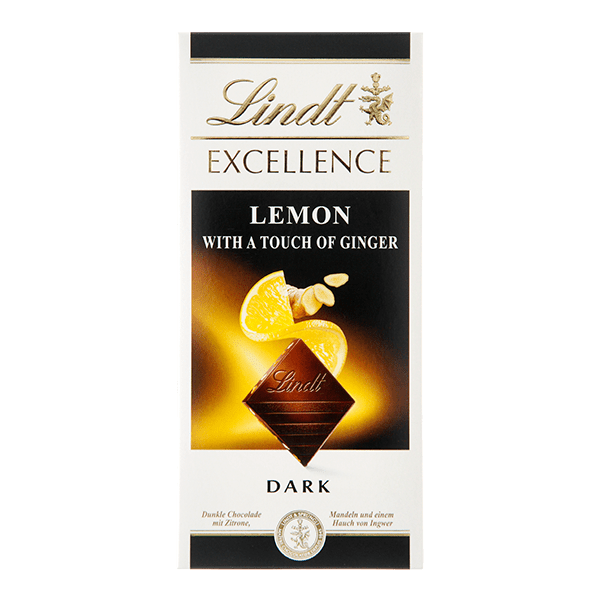 Lindt Excellence lemon ginger Per Doos 100 g