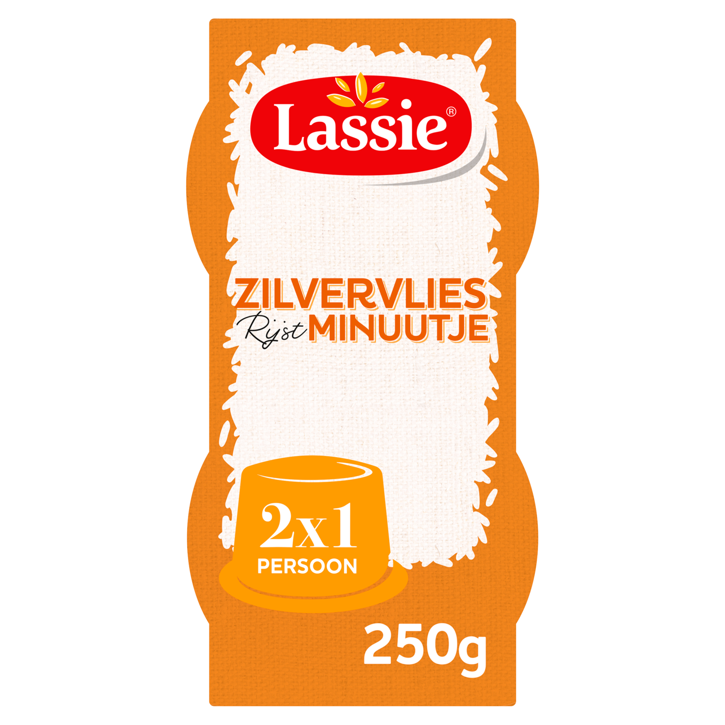 Lassie Minuutje zilvervlies rijst Per Pak 250 g