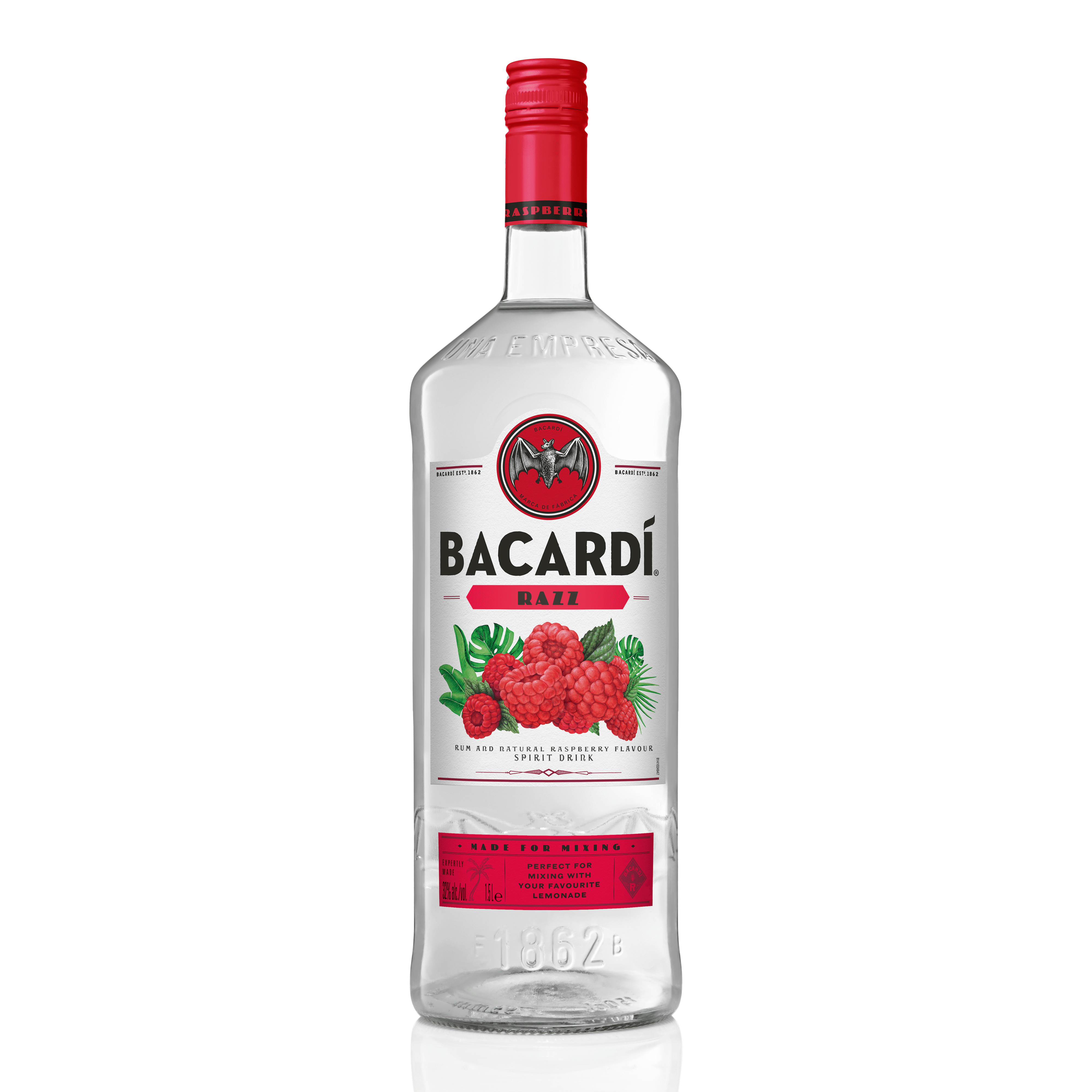 Bacardi Razz Per Fles 1500 ml