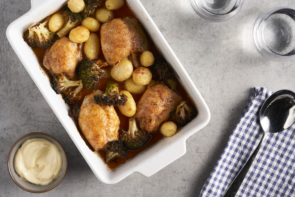 Kippendij filet met sriracha marinade met krieltjes | Recepten | PLUS