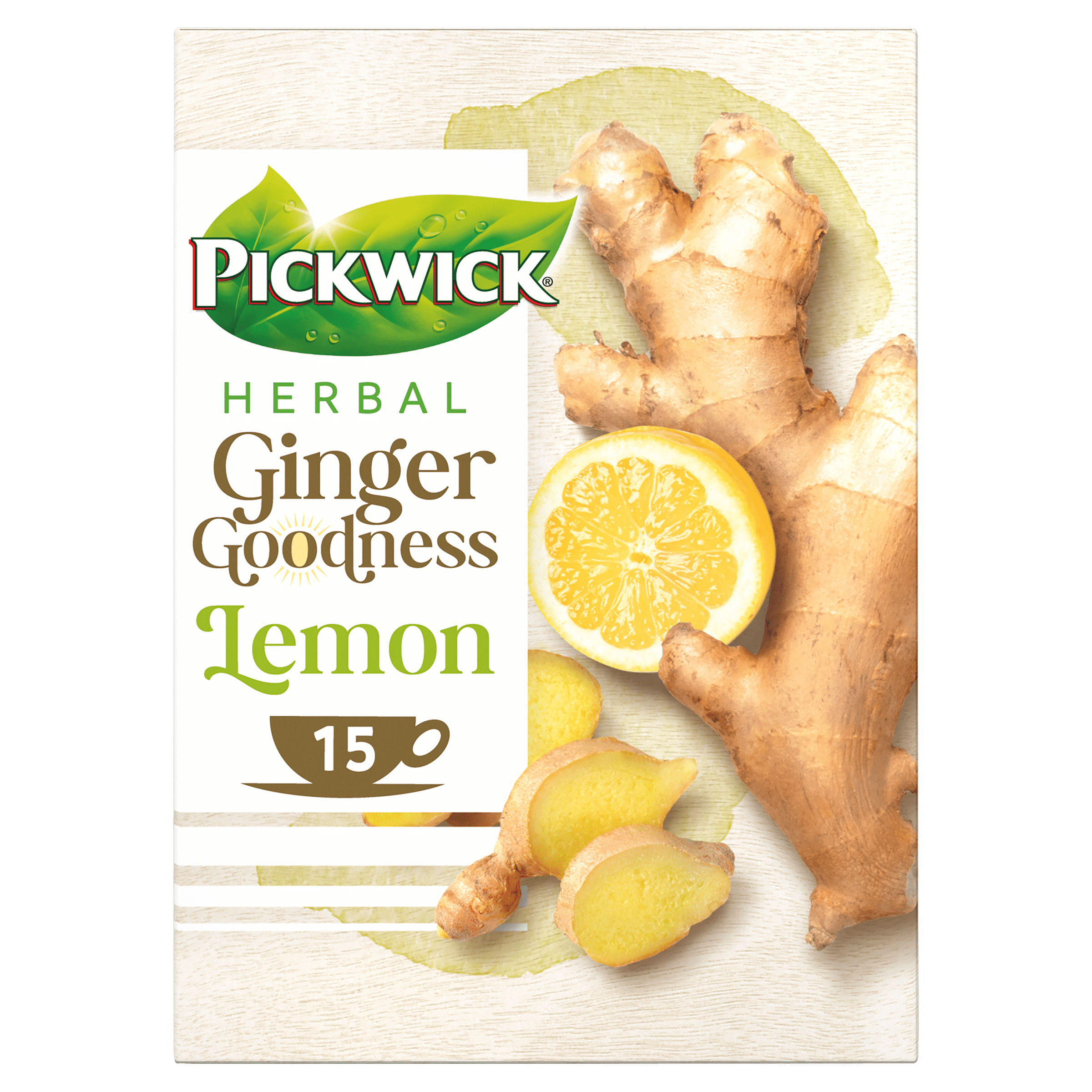 Pickwick Ginger goodness lemon Per Doos 15 st