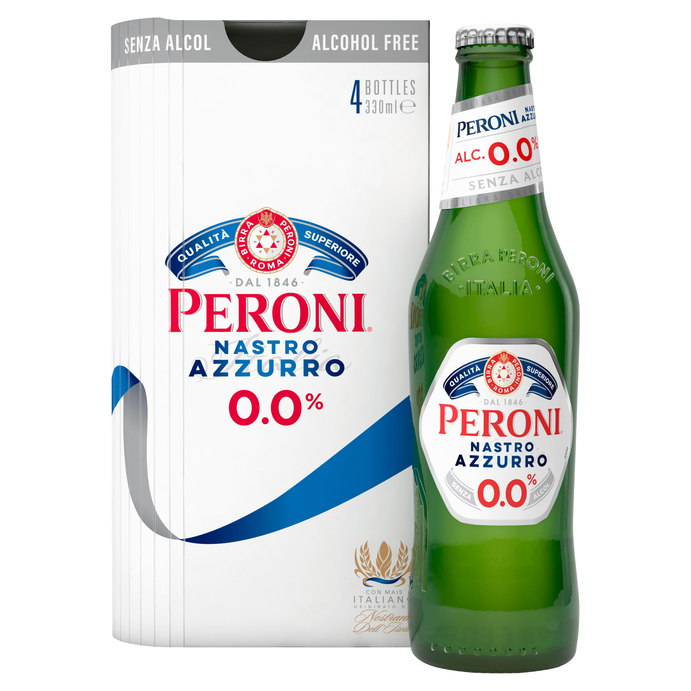 Peroni Nastro Azzurro 0.0% mono Per Set 1320 ml